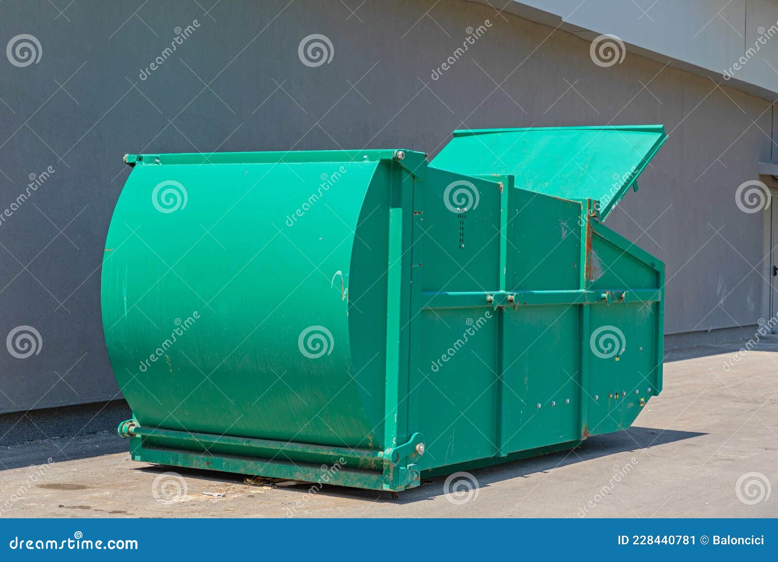 Press Container stock image. Image of metal, garbage - 228440781