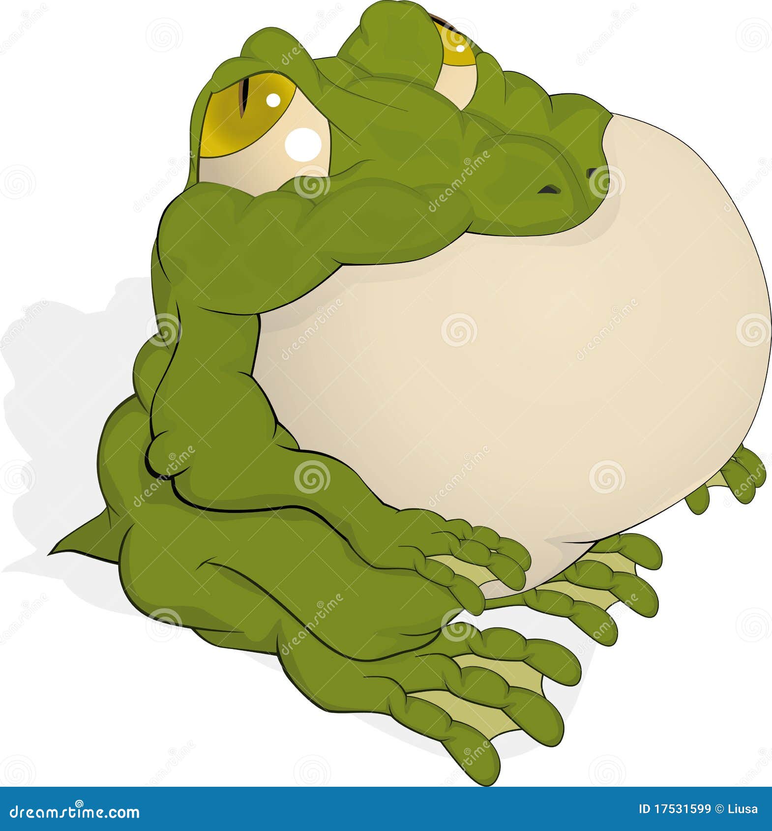 The Green Toad . Cartoon | CartoonDealer.com #28496571