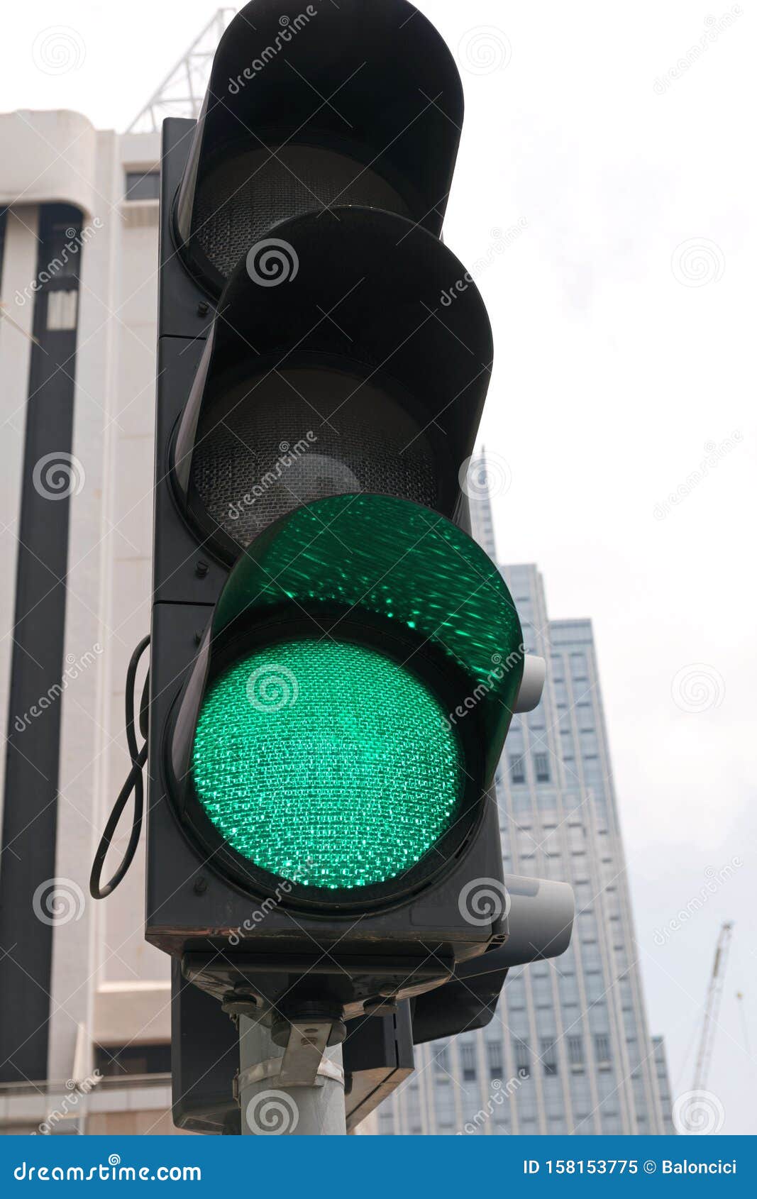 Green Traffic Light stock image. Image of traffic, china - 158153775