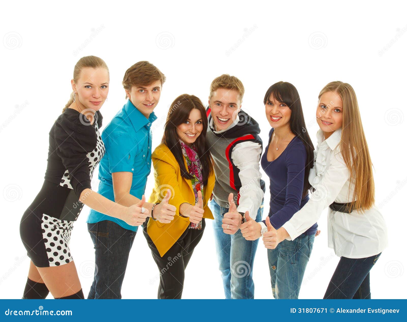 Big Group on White Background Stock Image - Image of team, happiness ...