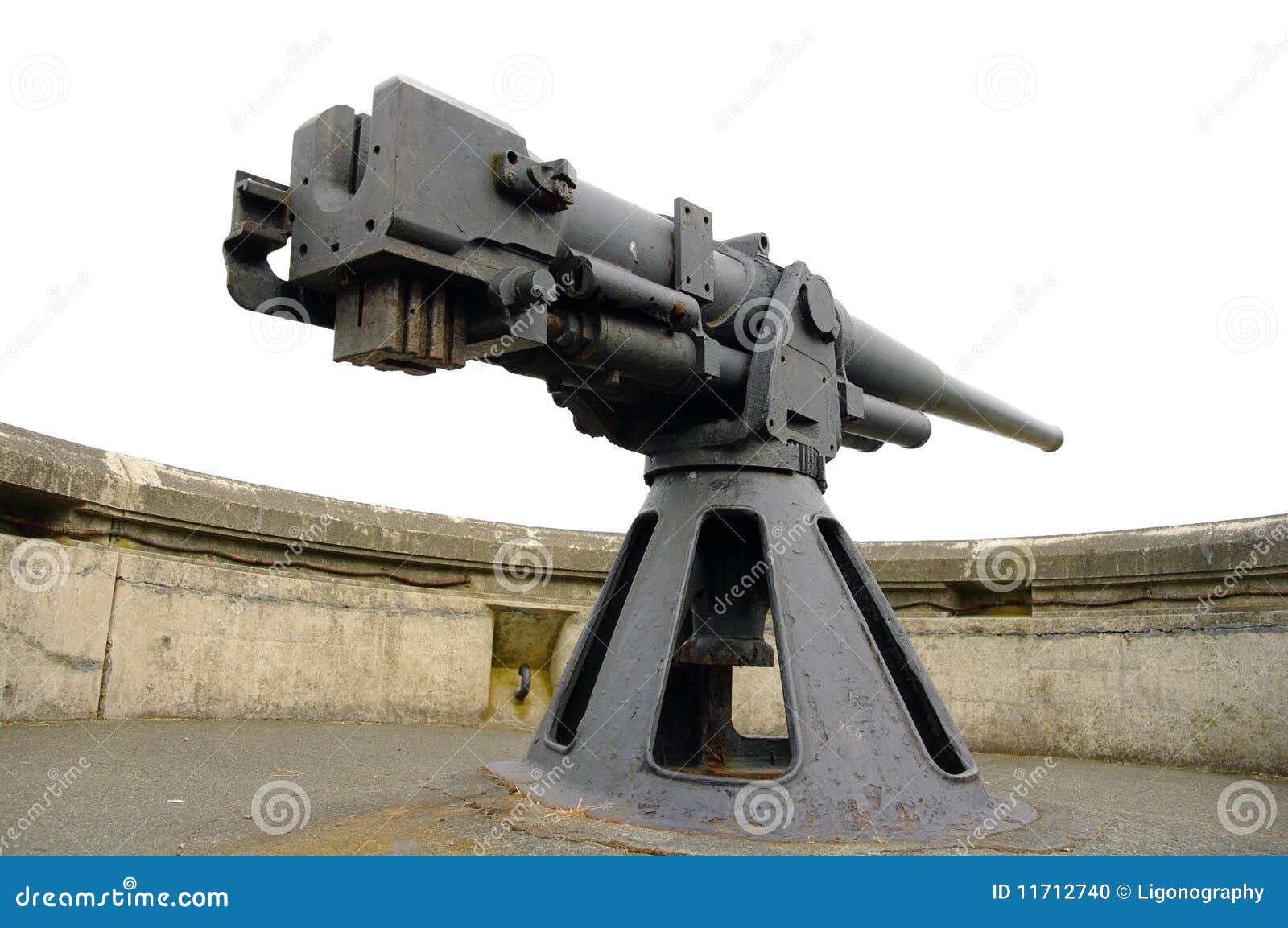 Big Gun stock photo. Image of weapon, base, perspective - 11712740