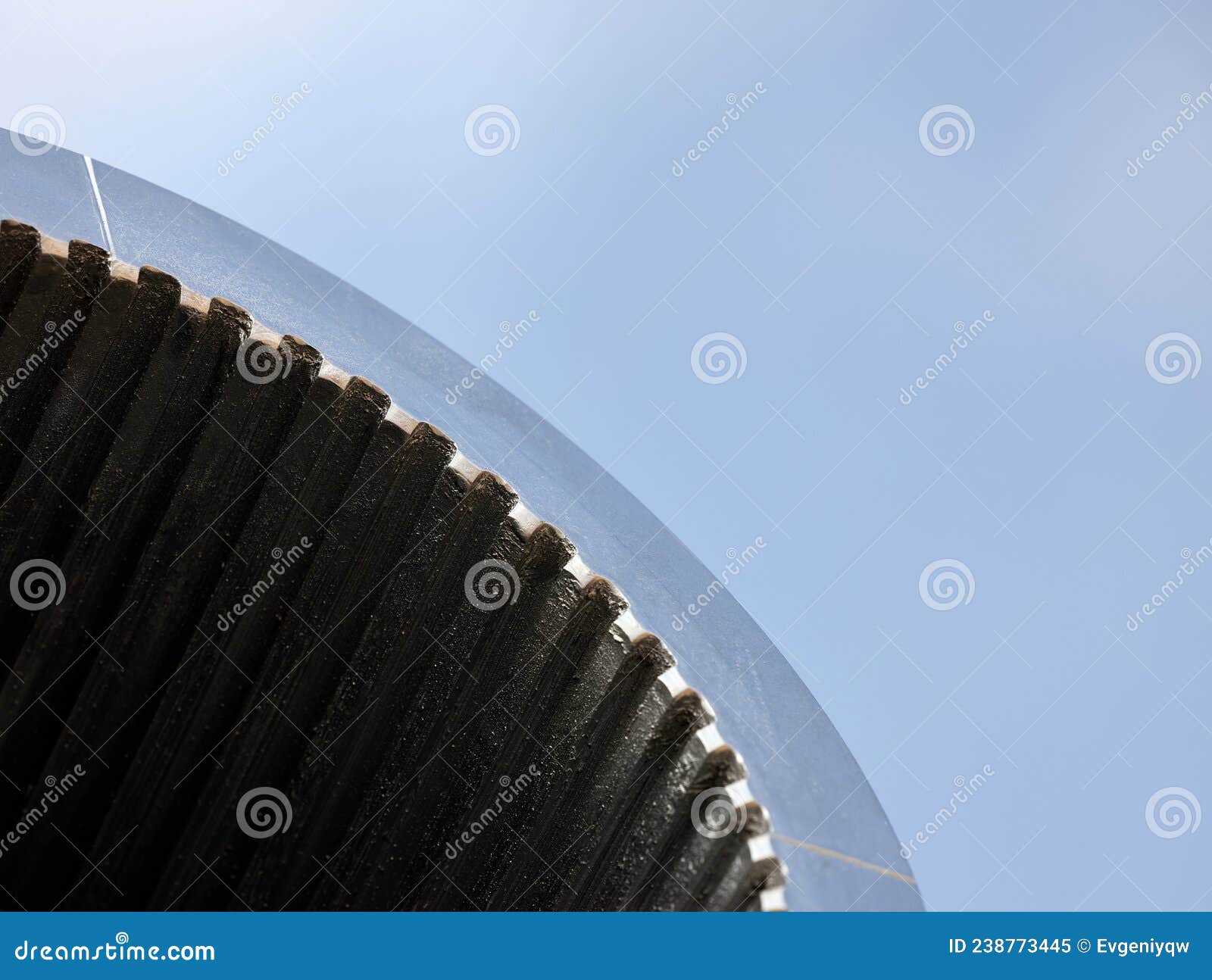 Big Gun. Rifled Weapons. a Section of the Gun Barrel with Rifling ...