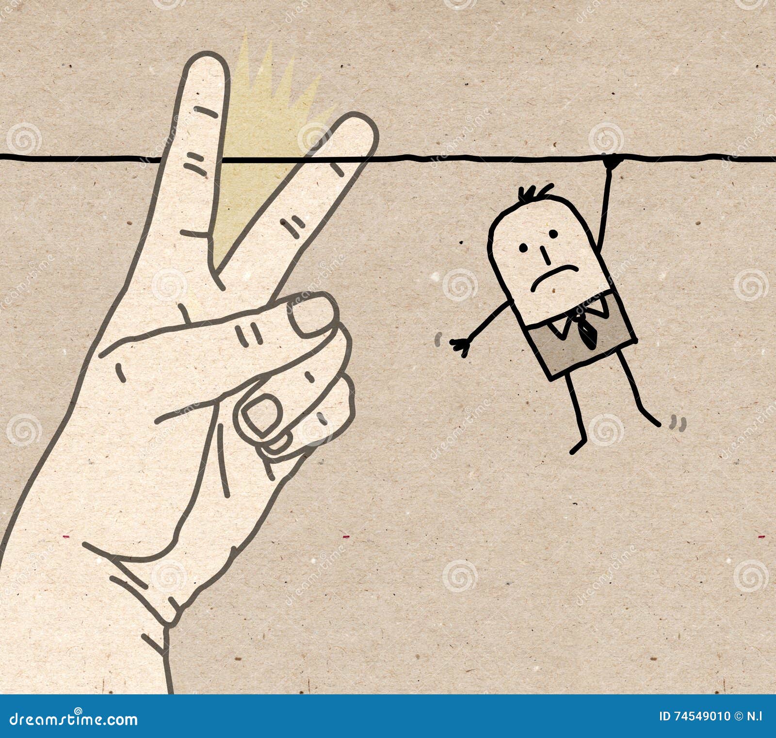 Big Hand - Cutting Sign Stock Photo | CartoonDealer.com #74549010