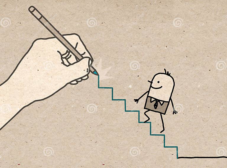 Big Hand - going up stock illustration. Illustration of black - 85170838