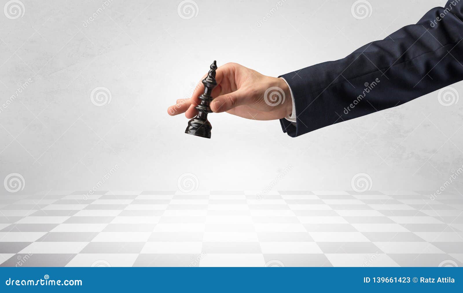 Big Hand Taking His Next Step on Chess Game Stock Image - Image of ...