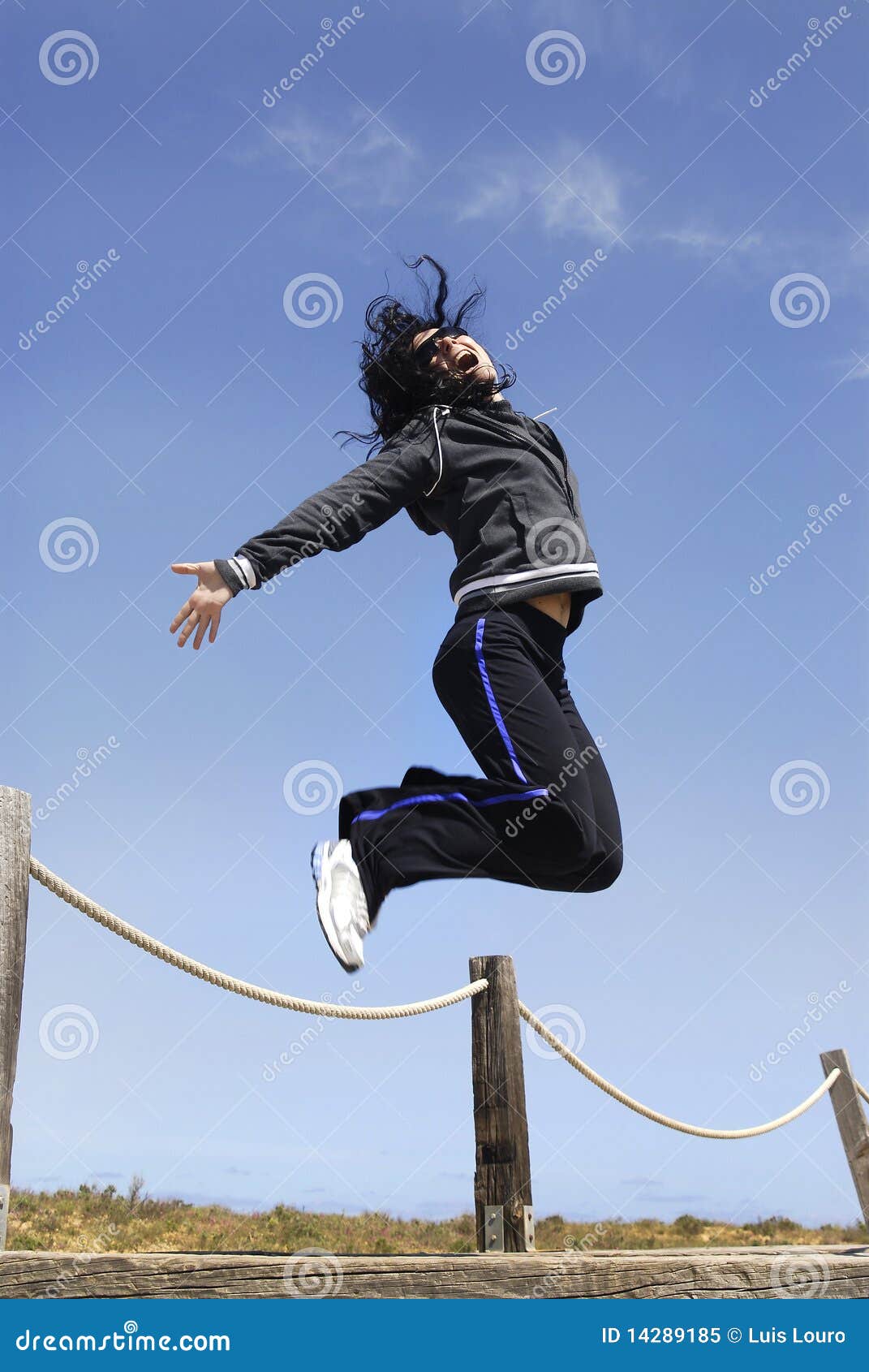 Big happy jump stock image. Image of high, happy, happiness - 14289185