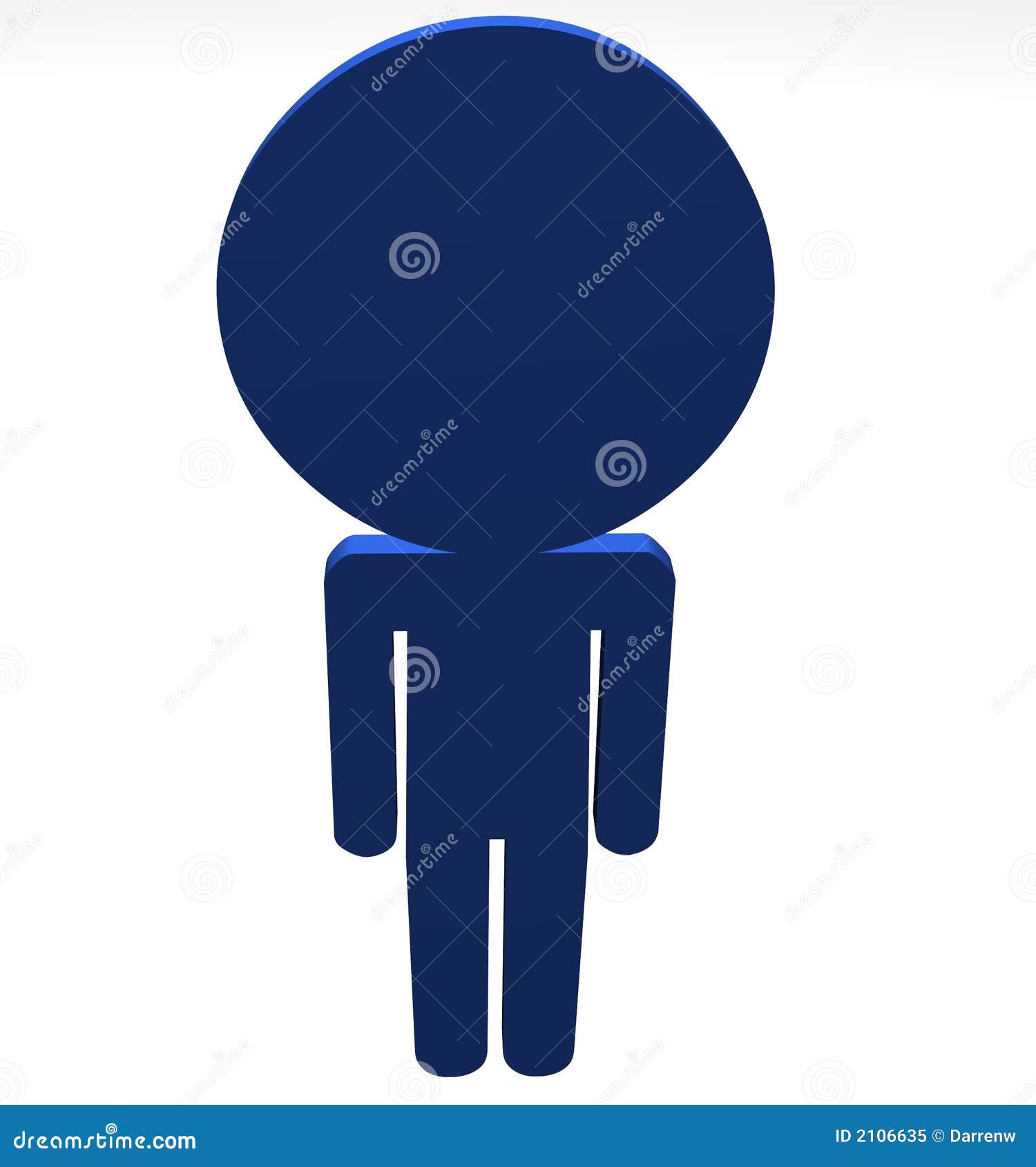 Big head stock illustration. Illustration of remembering - 2106635