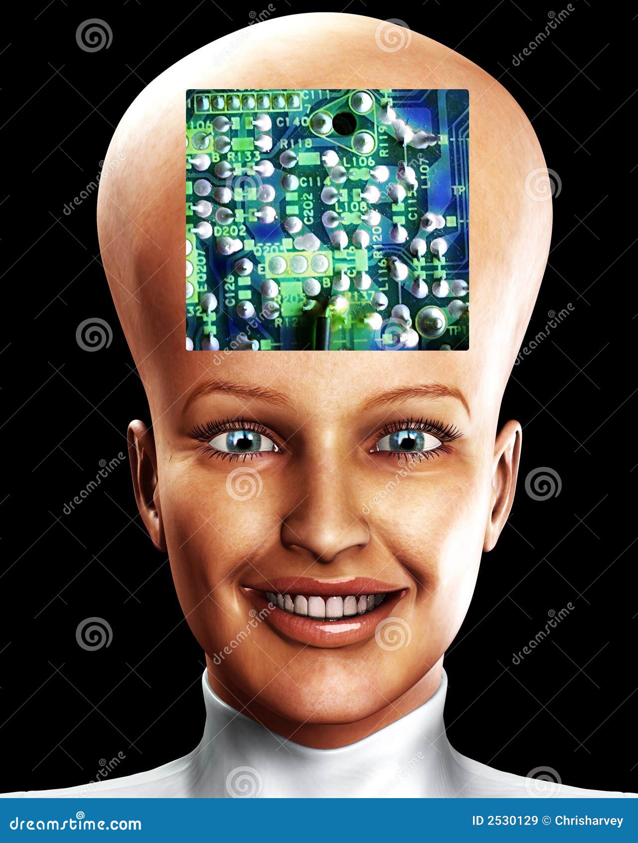 Big Head 38 stock image. Image of conductor, expression - 2530129