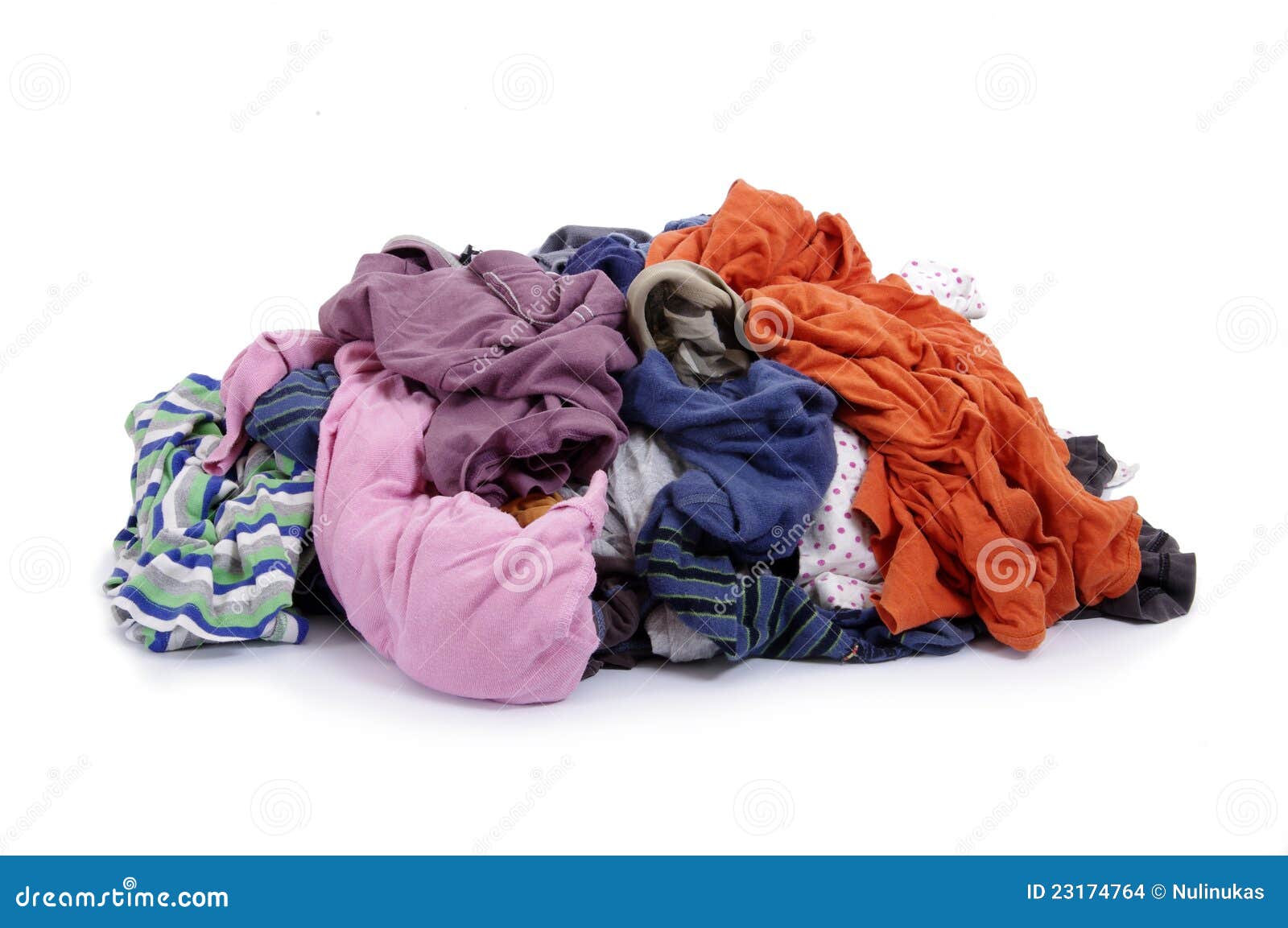 Big Heap of Colorful Clothesund Stock Photo - Image of multicolored ...