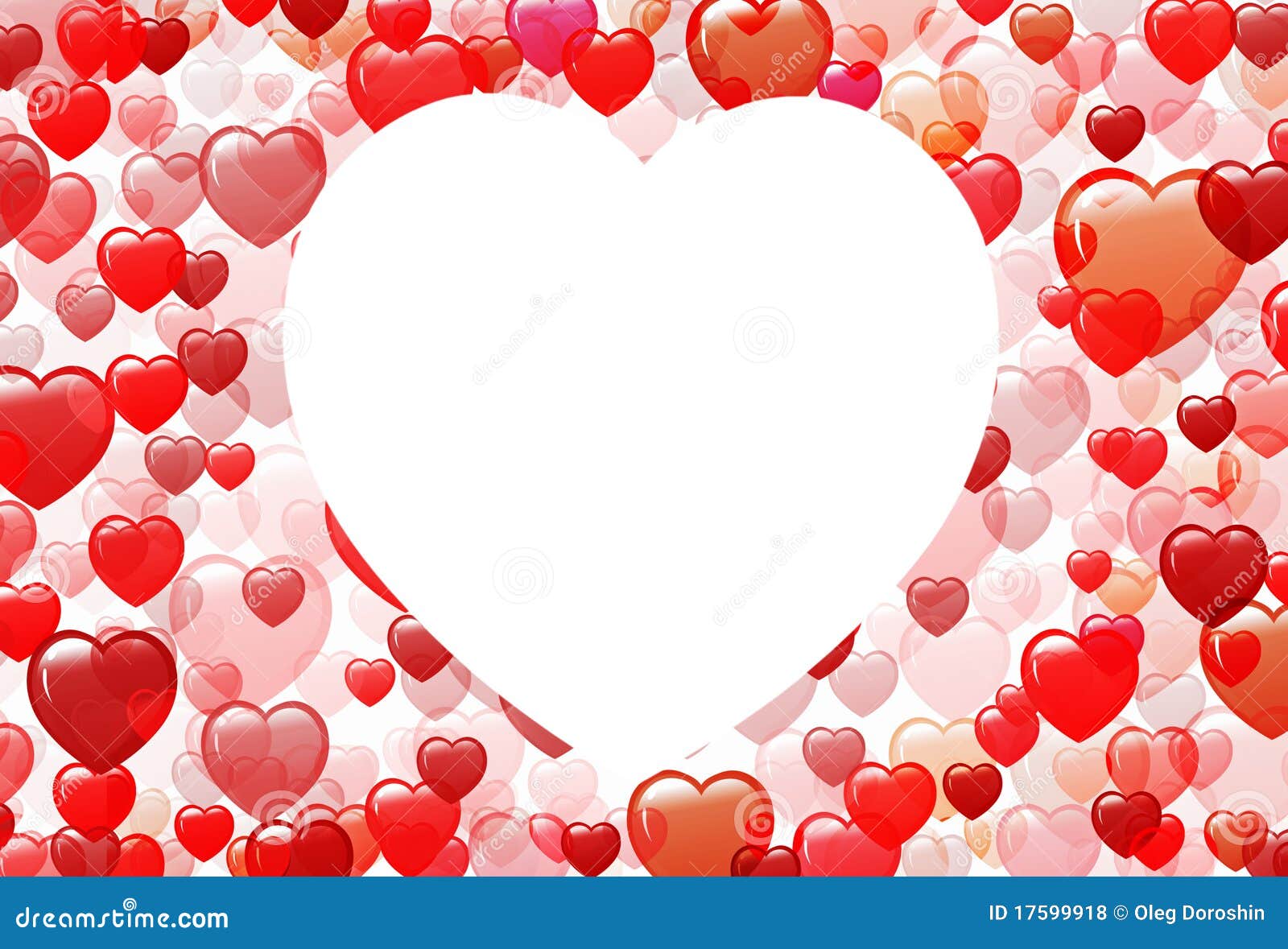 Big heart stock illustration. Illustration of celebration - 17599918