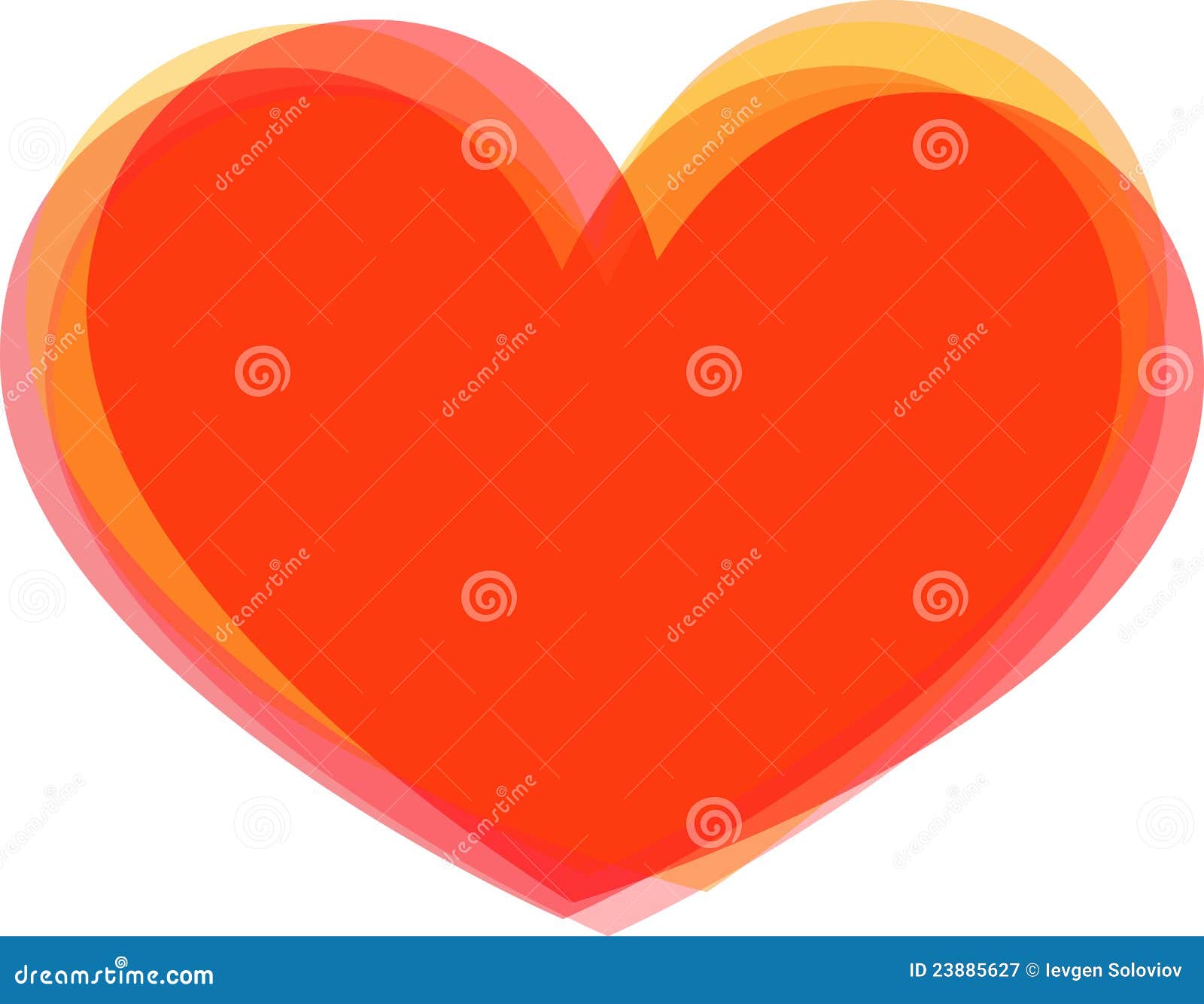 Big heart stock vector. Illustration of decorative, object - 23885627
