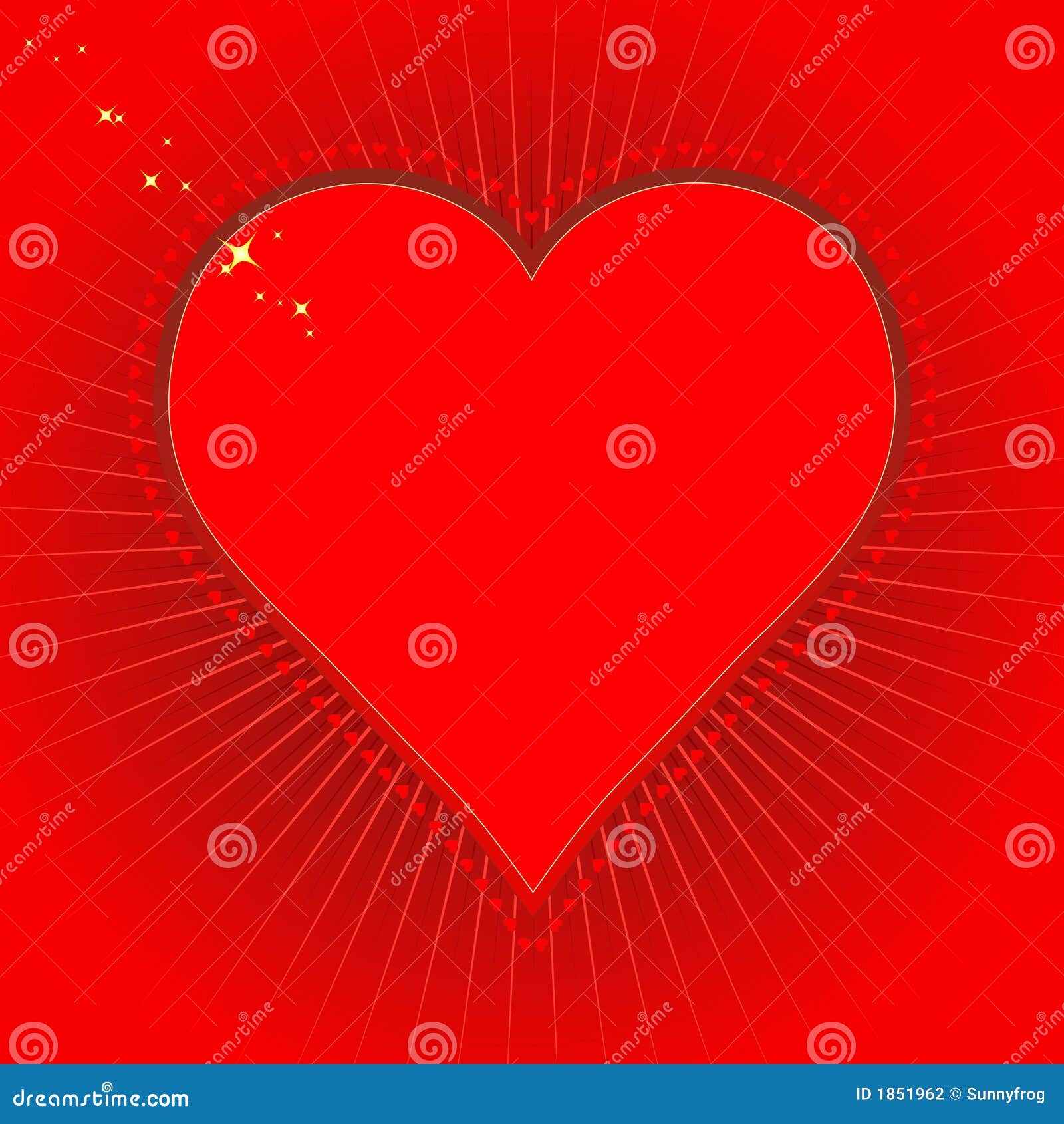 Big Heart, Vector Illustration Stock Vector - Illustration of holiday ...