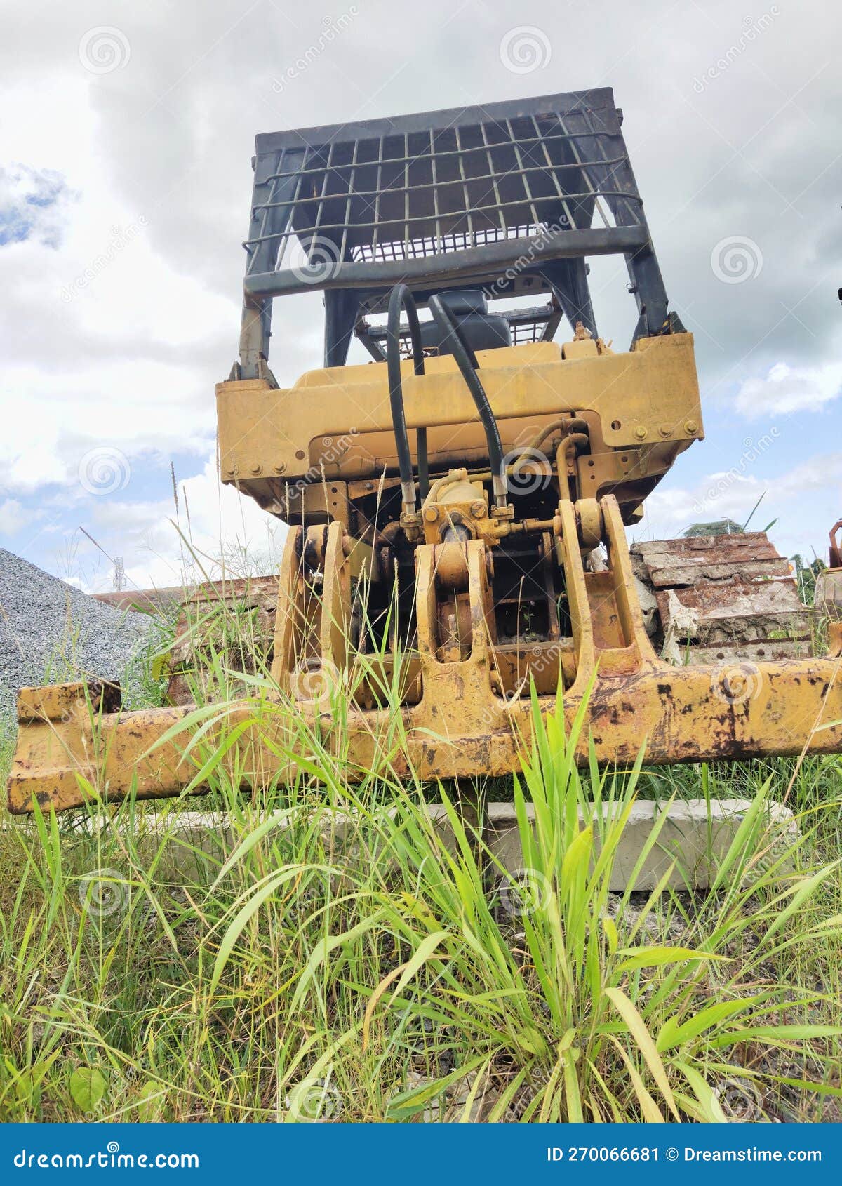 Big Heavy-duty Machine for Logging in the Forest Stock Image - Image of ...