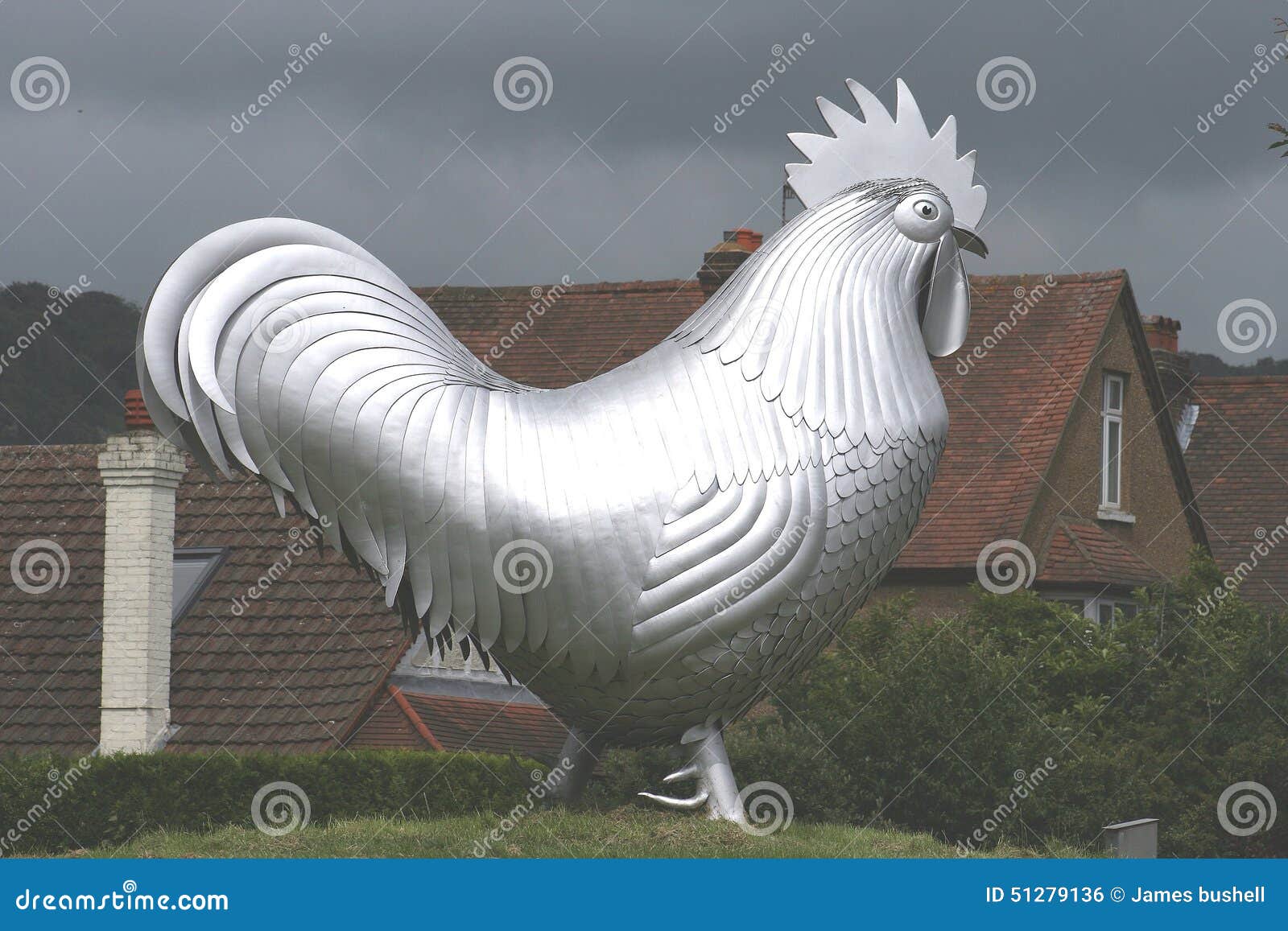 Big hen stock photo. Image of veiw, metal, great - 51279136