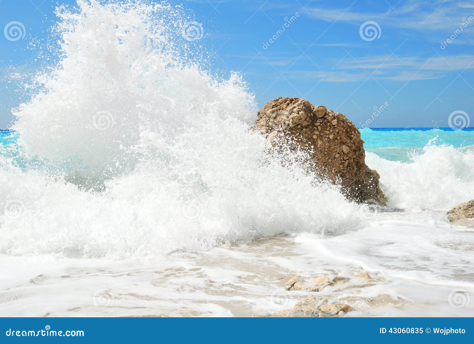 Ocean Water Splash Background