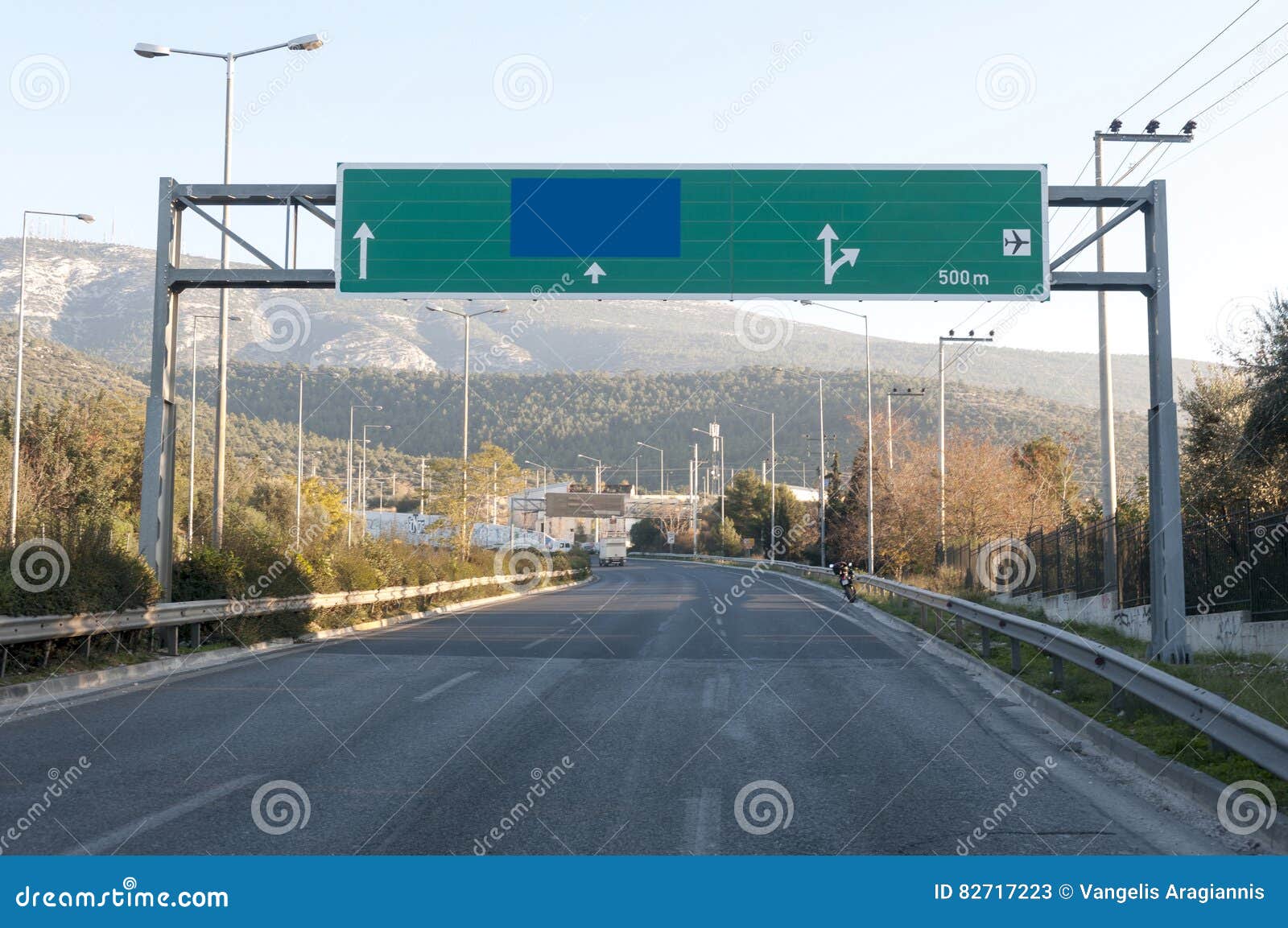 Big highway road sign stock image. Image of guidepost - 82717223