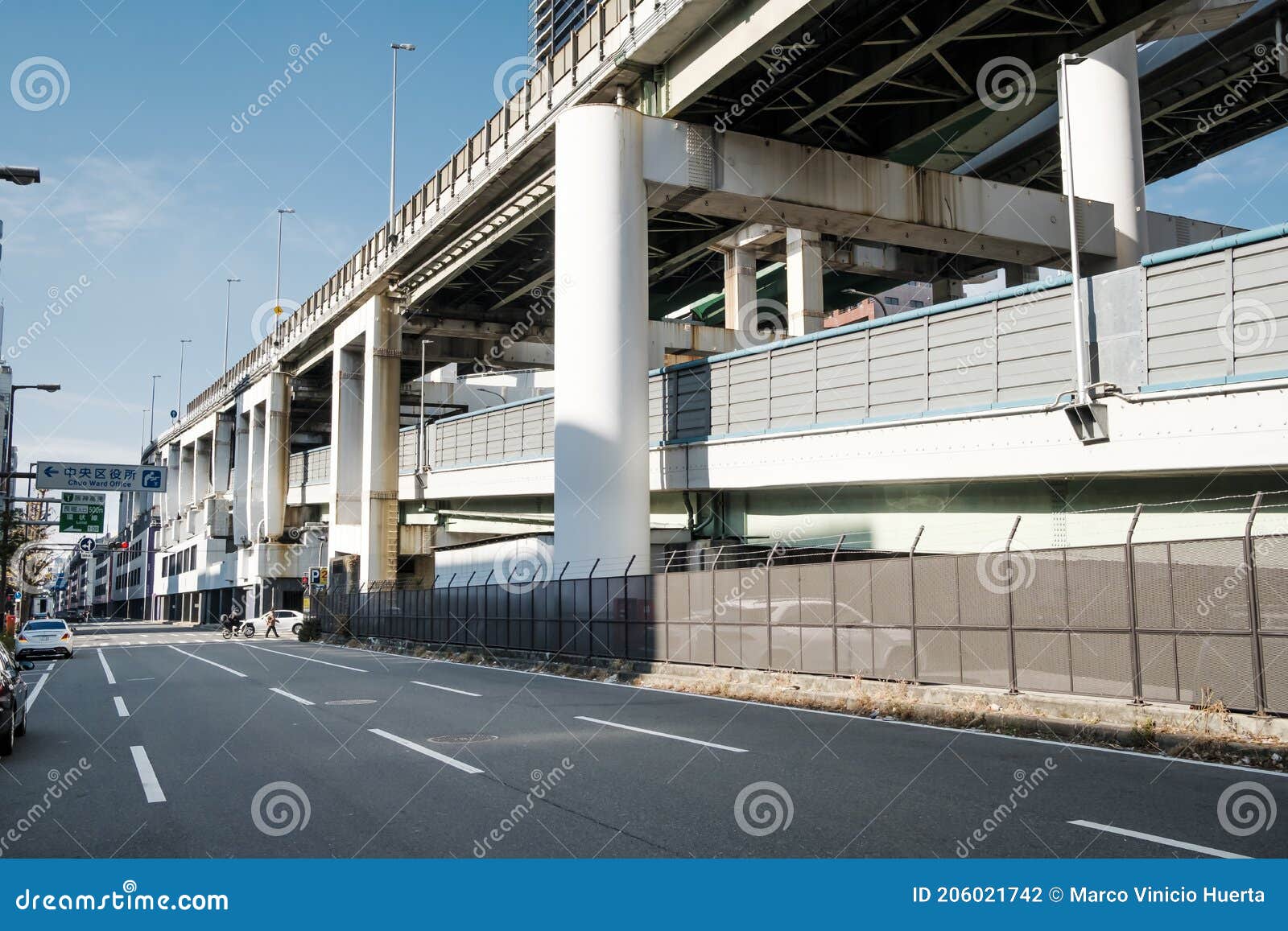 Highway Traffic Structure at Noon Stock Photo - Image of landscape ...