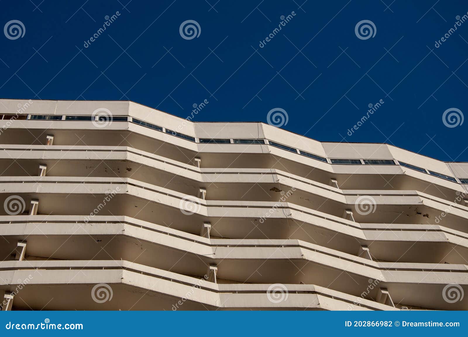 Facade With Balcony Royalty-Free Stock Photography | CartoonDealer.com ...