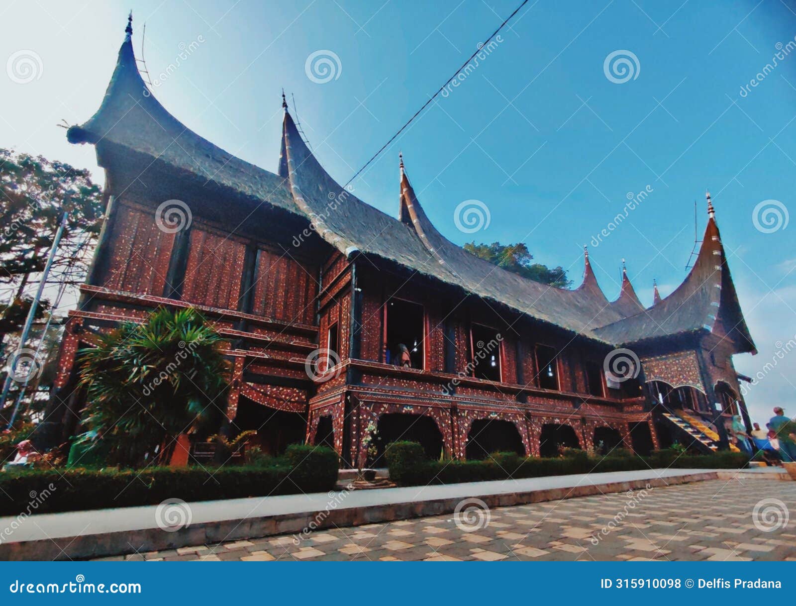 The Big House is the Landmark from West Sumatera Editorial Stock Photo ...