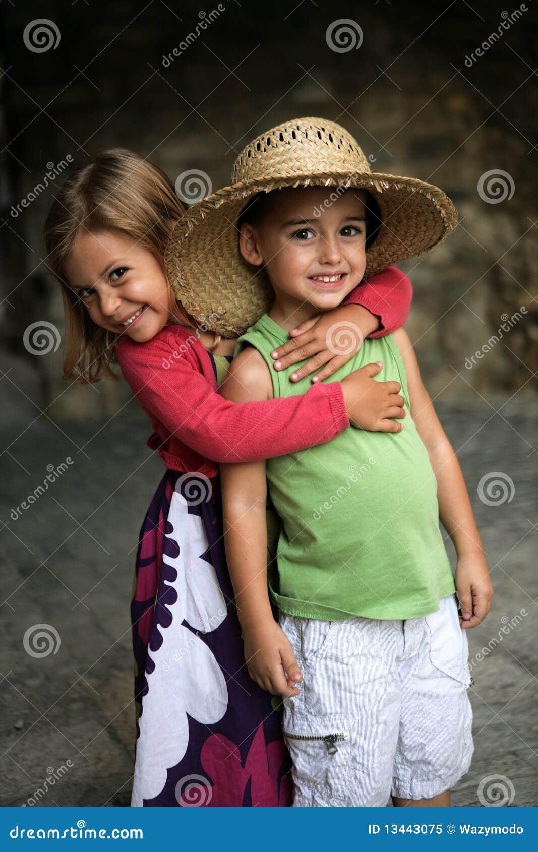 Big hug stock image. Image of embrace, happy, children - 13443075