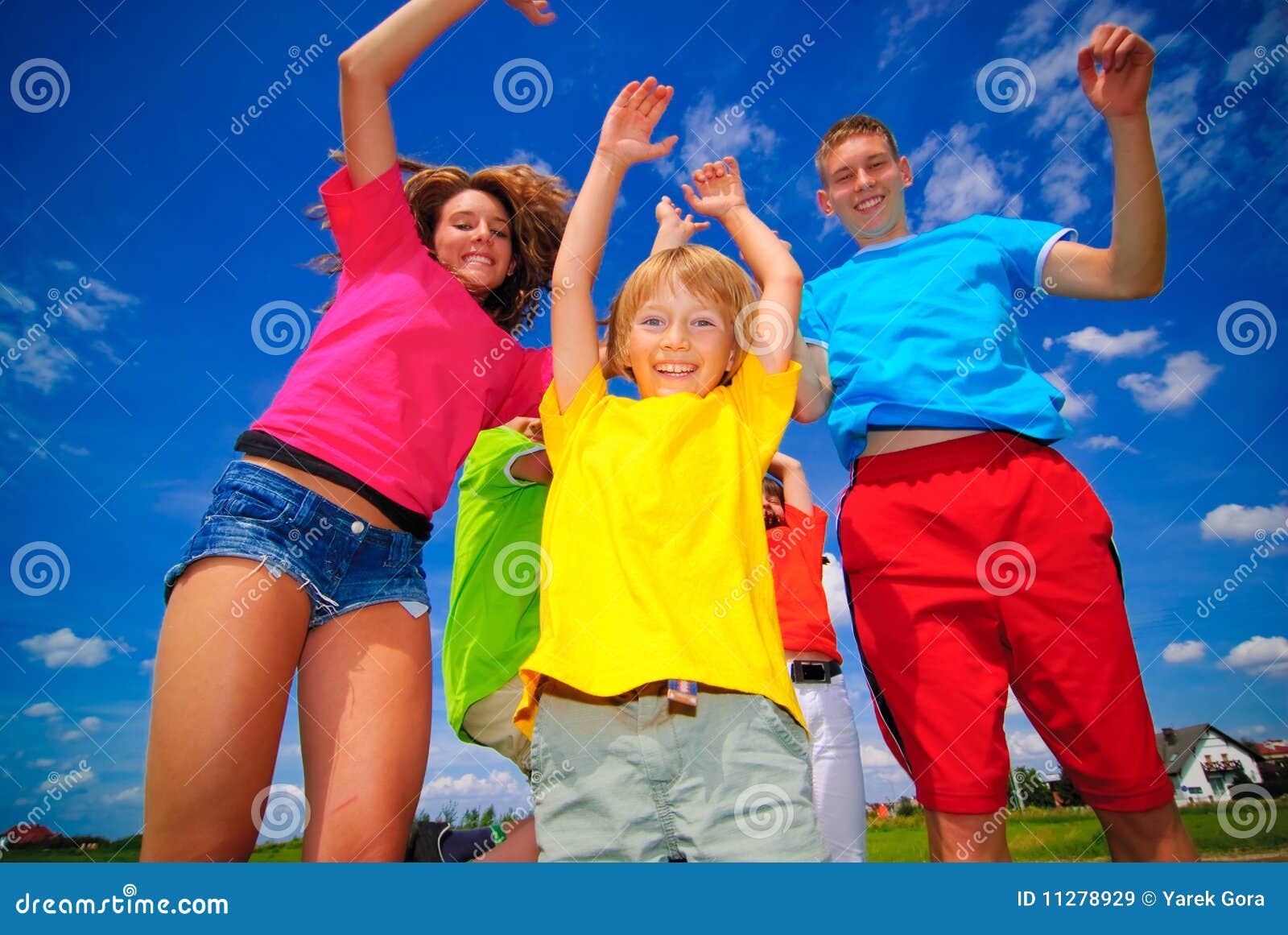 Big hurray stock image. Image of people, together, girl - 11278929