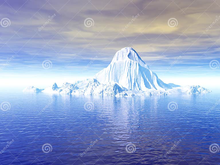 Big Ice Berg stock illustration. Illustration of majestic - 1714648