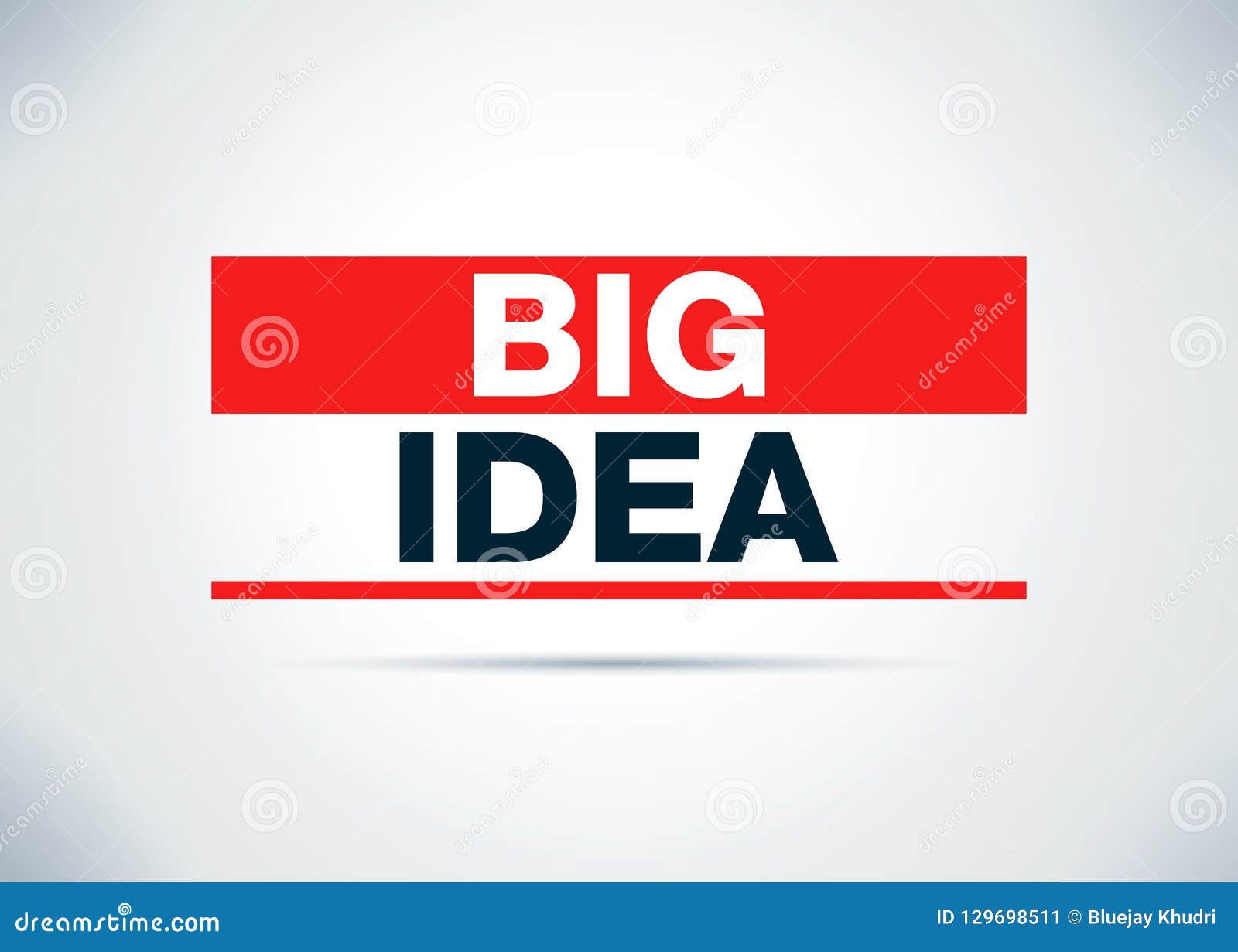 Big Idea Abstract Flat Background Design Illustration Stock ...