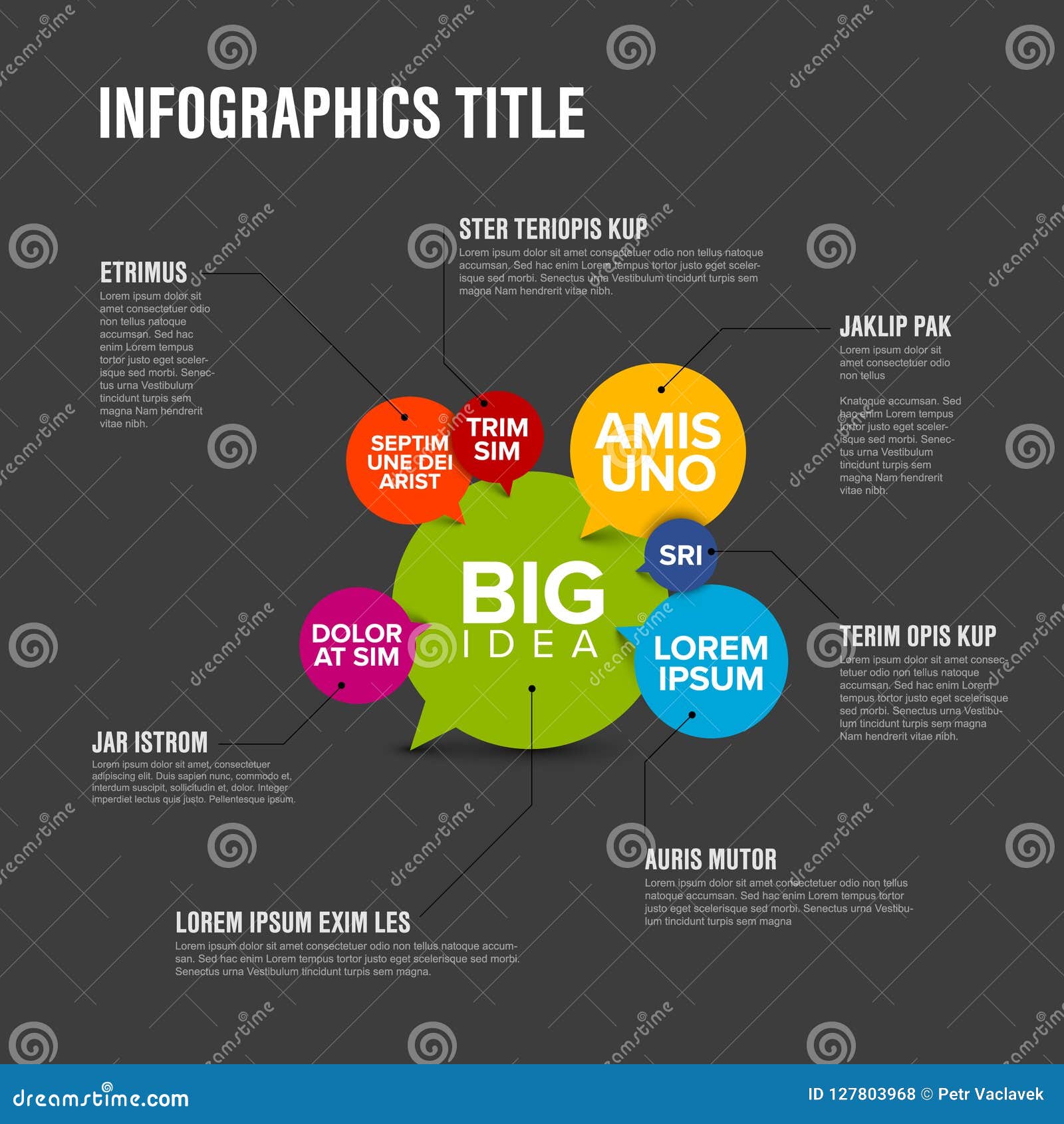 Big Idea Concept Infographic Stock Vector - Illustration of infographic ...