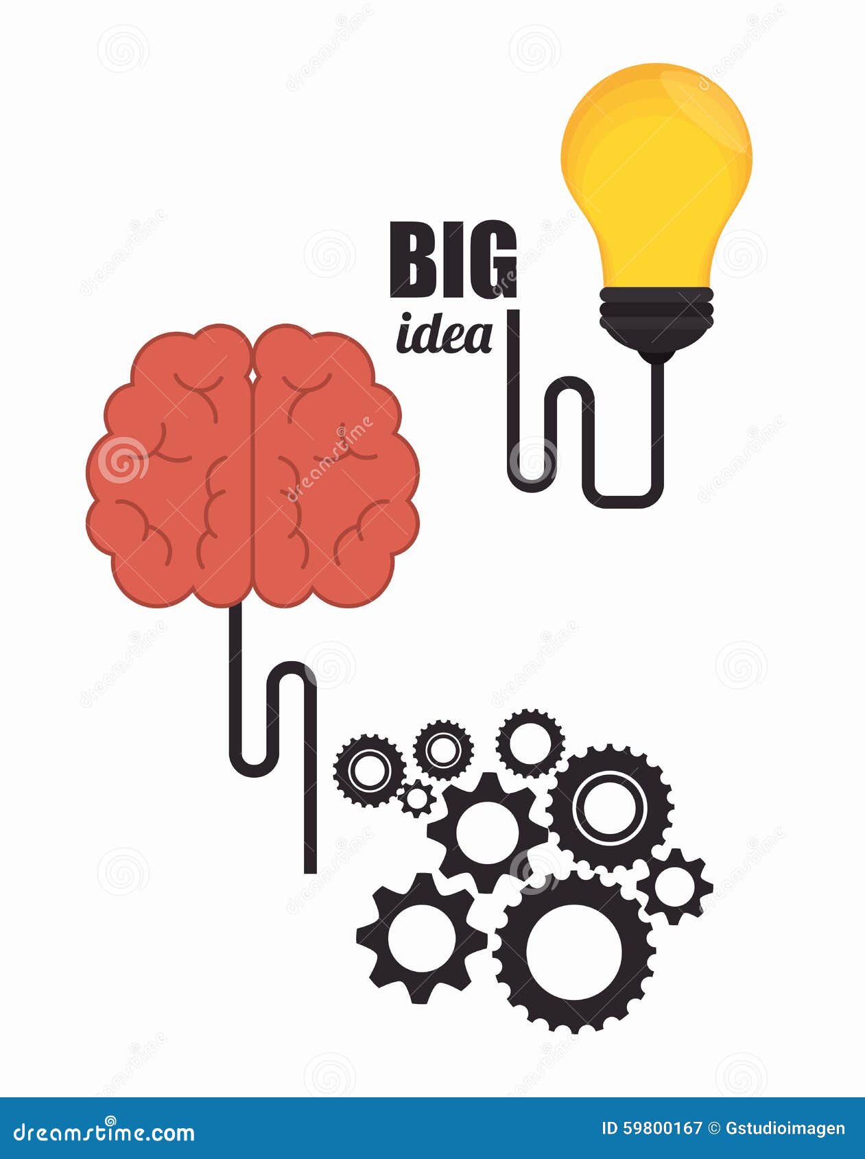 Big Idea, Creative and Intelligence Stock Vector - Illustration of ...