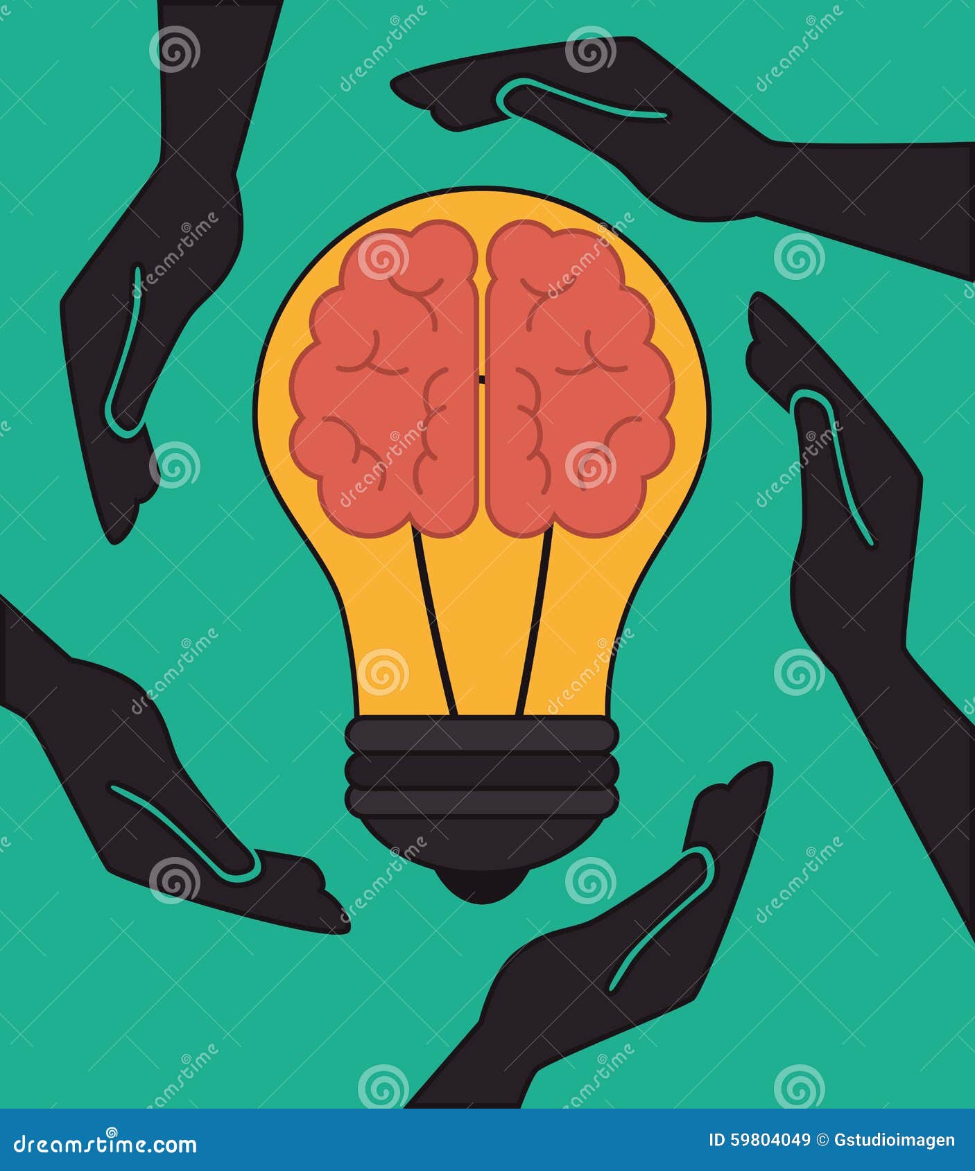 Big Idea, Creative and Intelligence Stock Vector - Illustration of ...