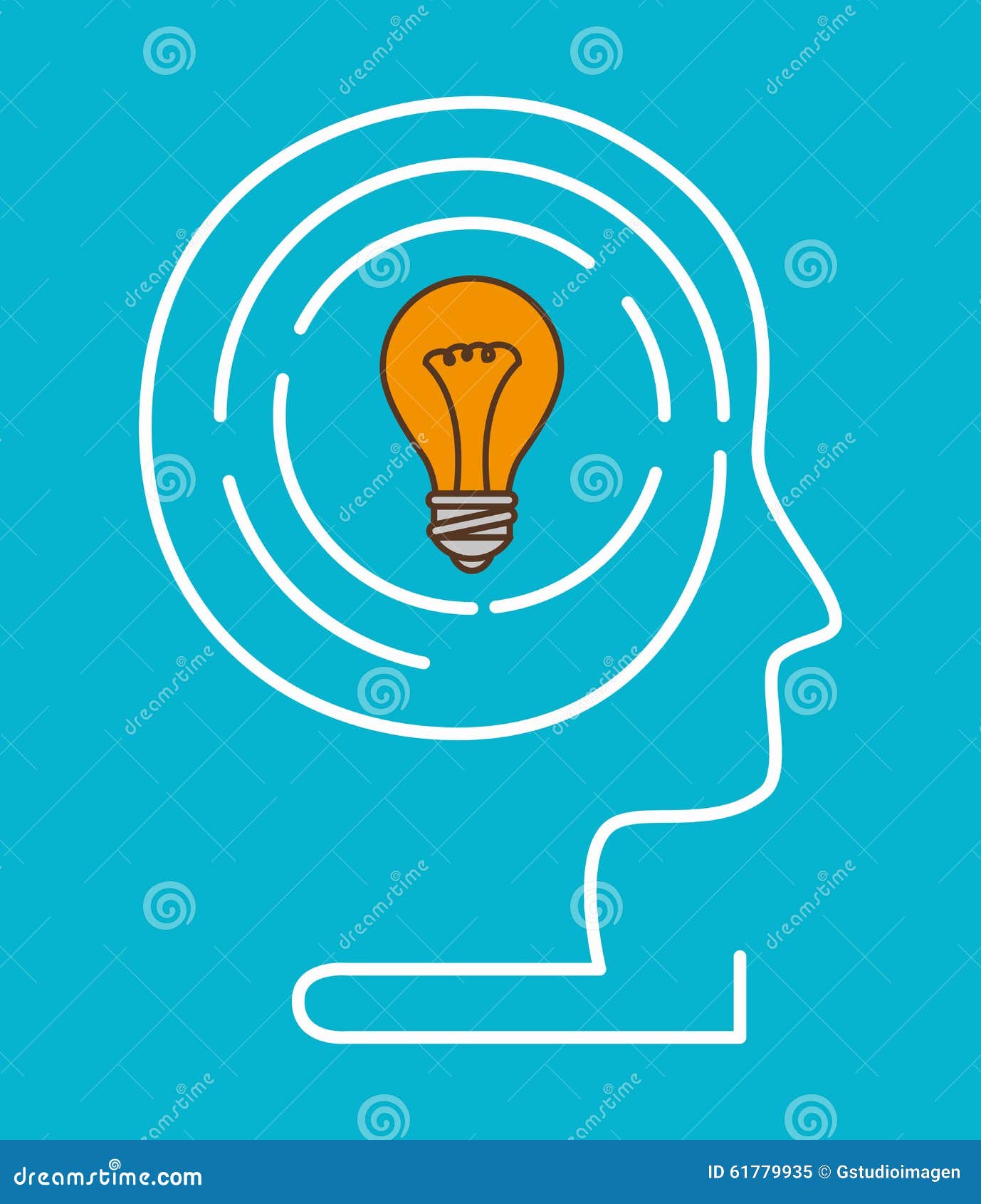 Big Idea and Creative Thinking Stock Vector - Illustration of invention ...