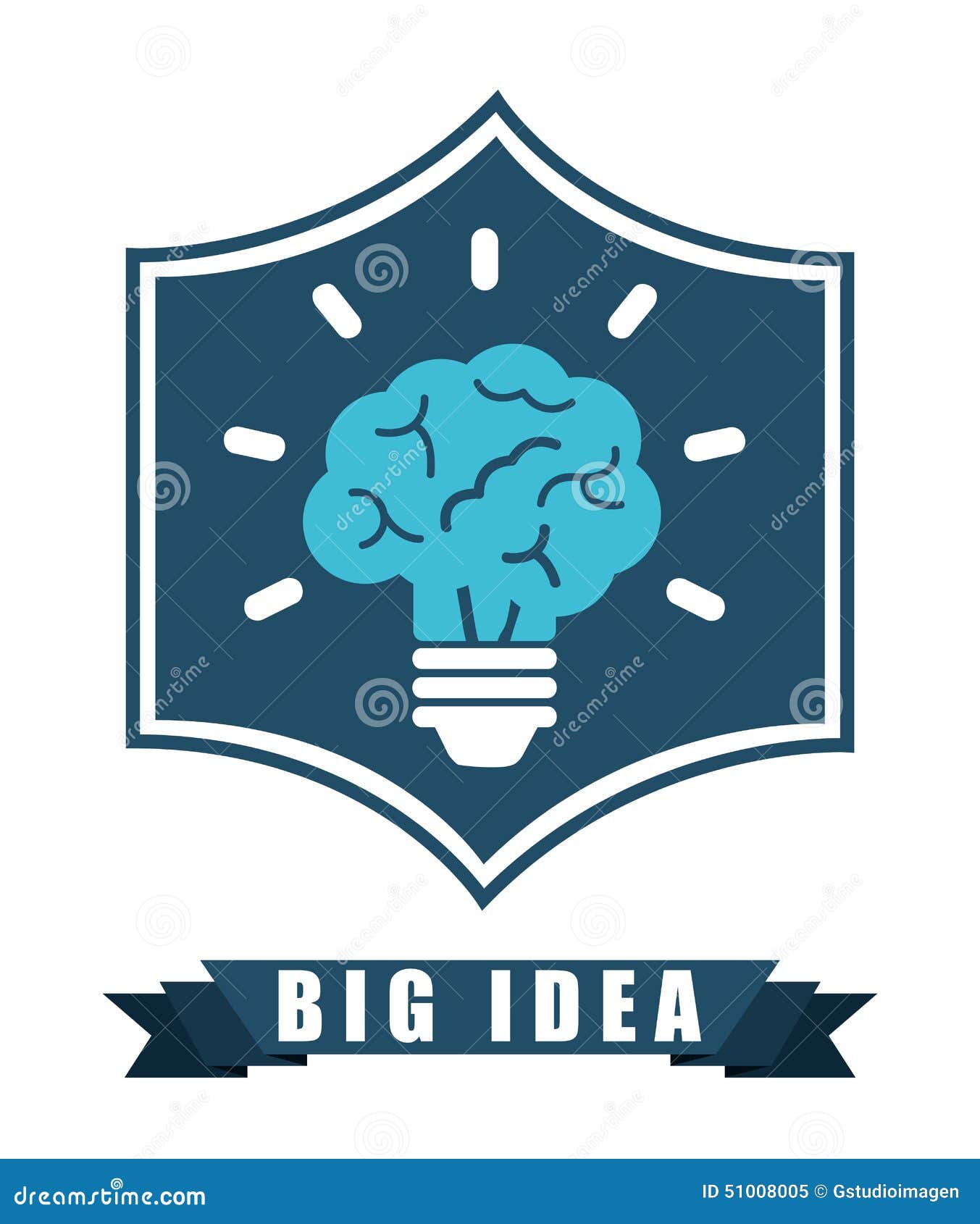 Big idea stock vector. Illustration of design, idea, inspiration - 51008005