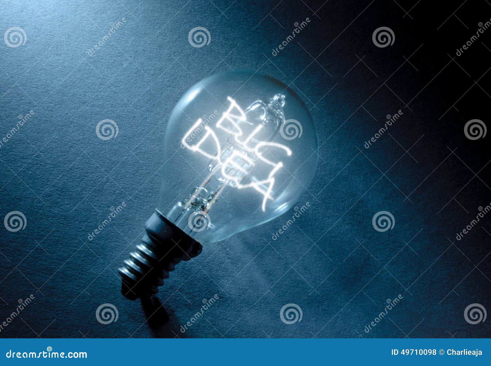 Big idea light bulb stock photo. Image of success, good - 49710098