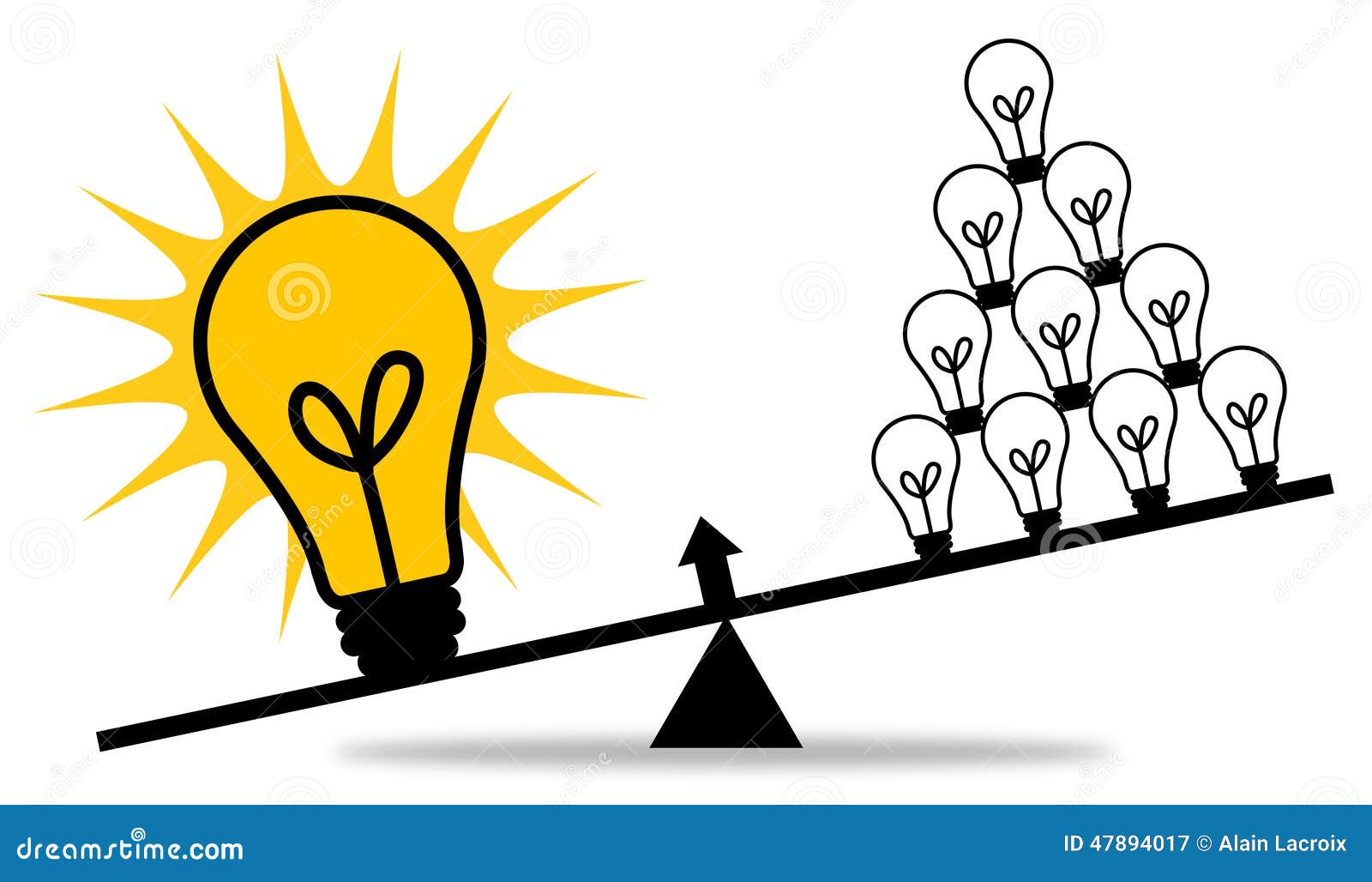 Big idea stock illustration. Illustration of creativity - 47894017