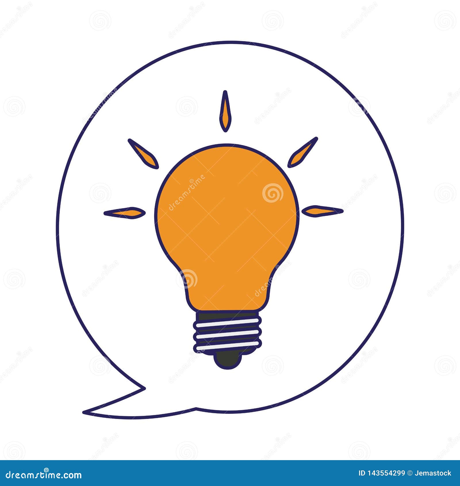 Big idea symbol stock vector. Illustration of innovation - 143554299