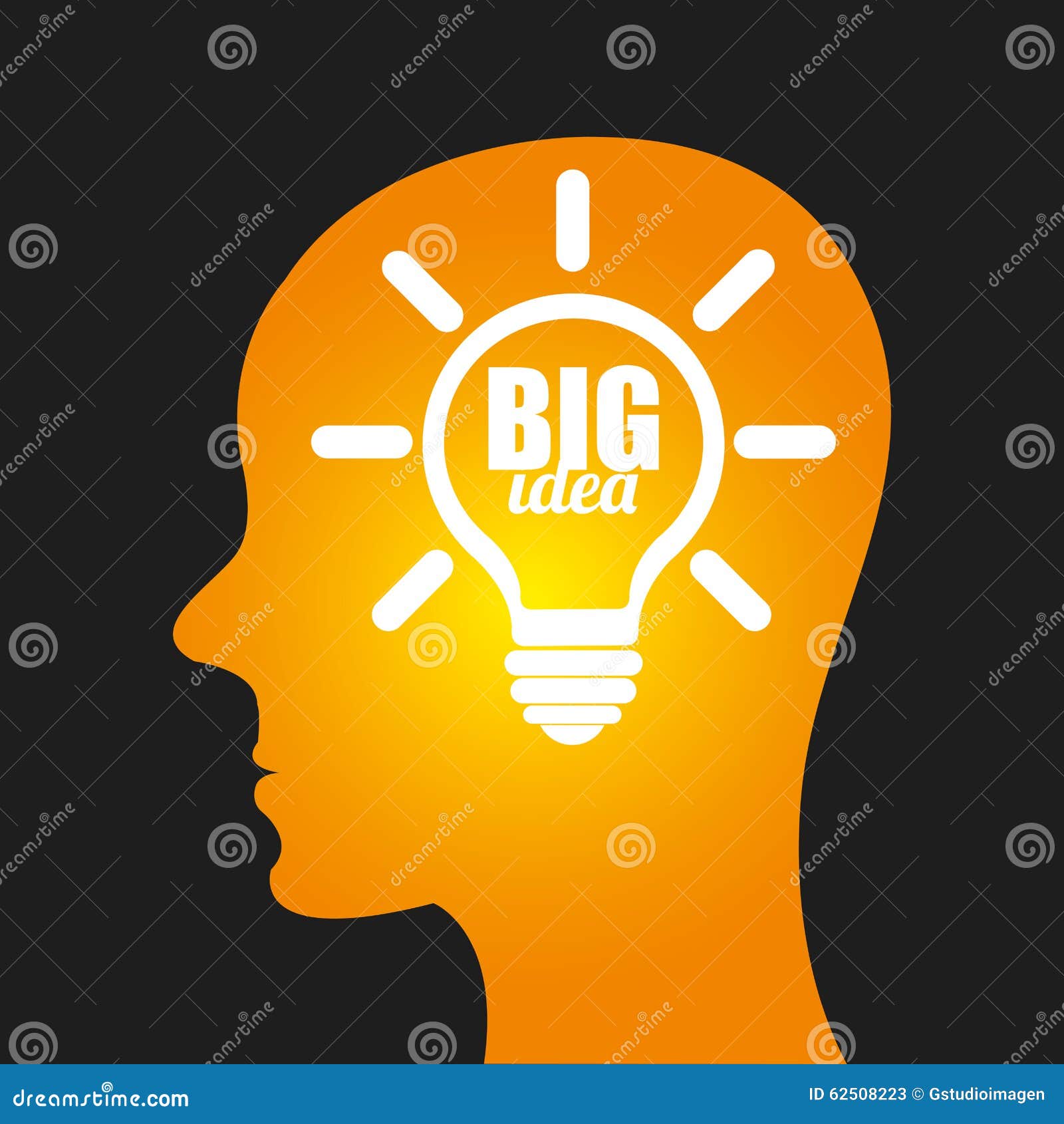 Big Ideas Graphic Design with Icons Stock Illustration - Illustration ...