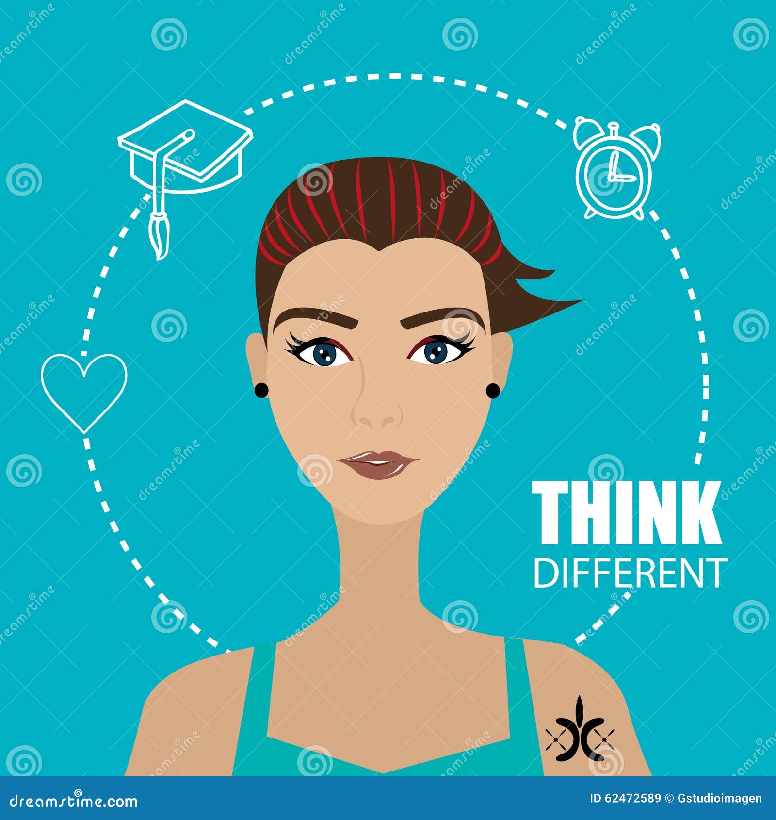 Big ideas from young minds stock illustration. Illustration of vibrant ...