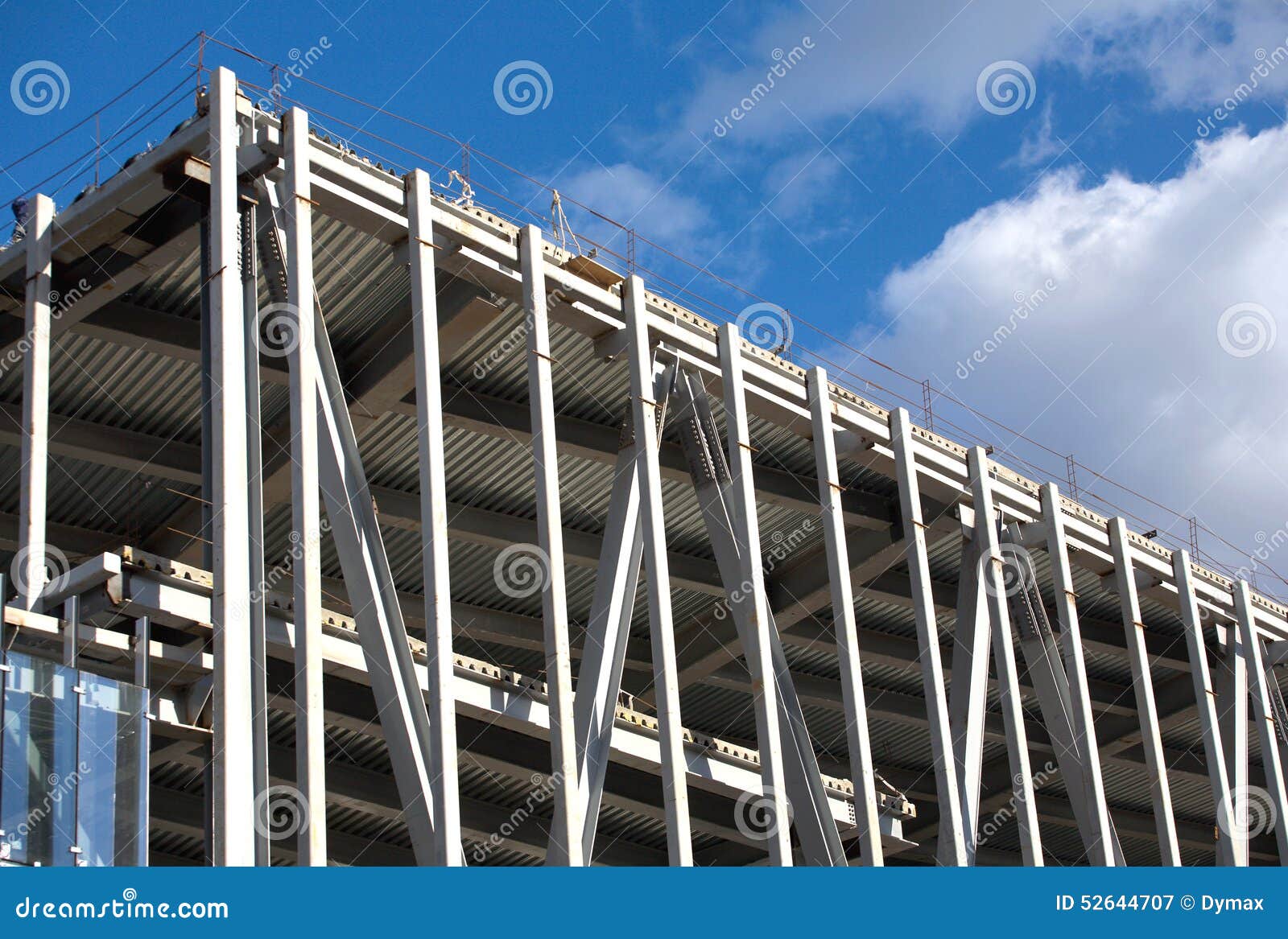 Big Industrial Building Construction Stock Image - Image of process ...