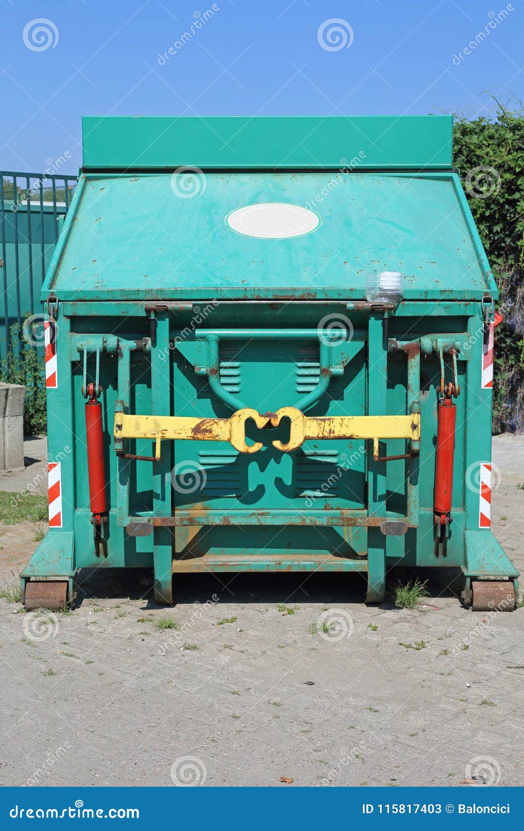 Press Container stock image. Image of press, waste, ecology - 115817403