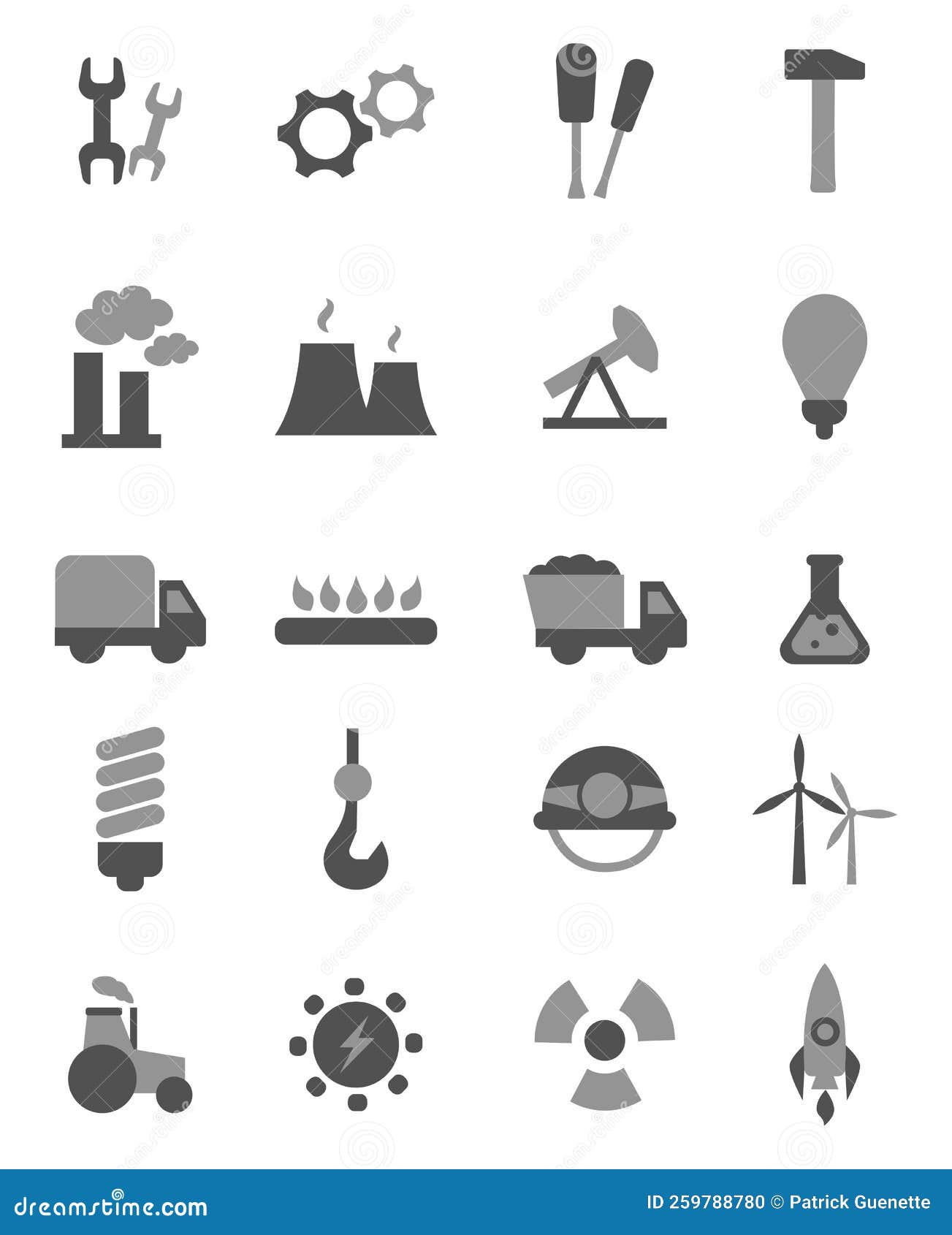 Big industry, icon icon stock vector. Illustration of shipping - 259788780