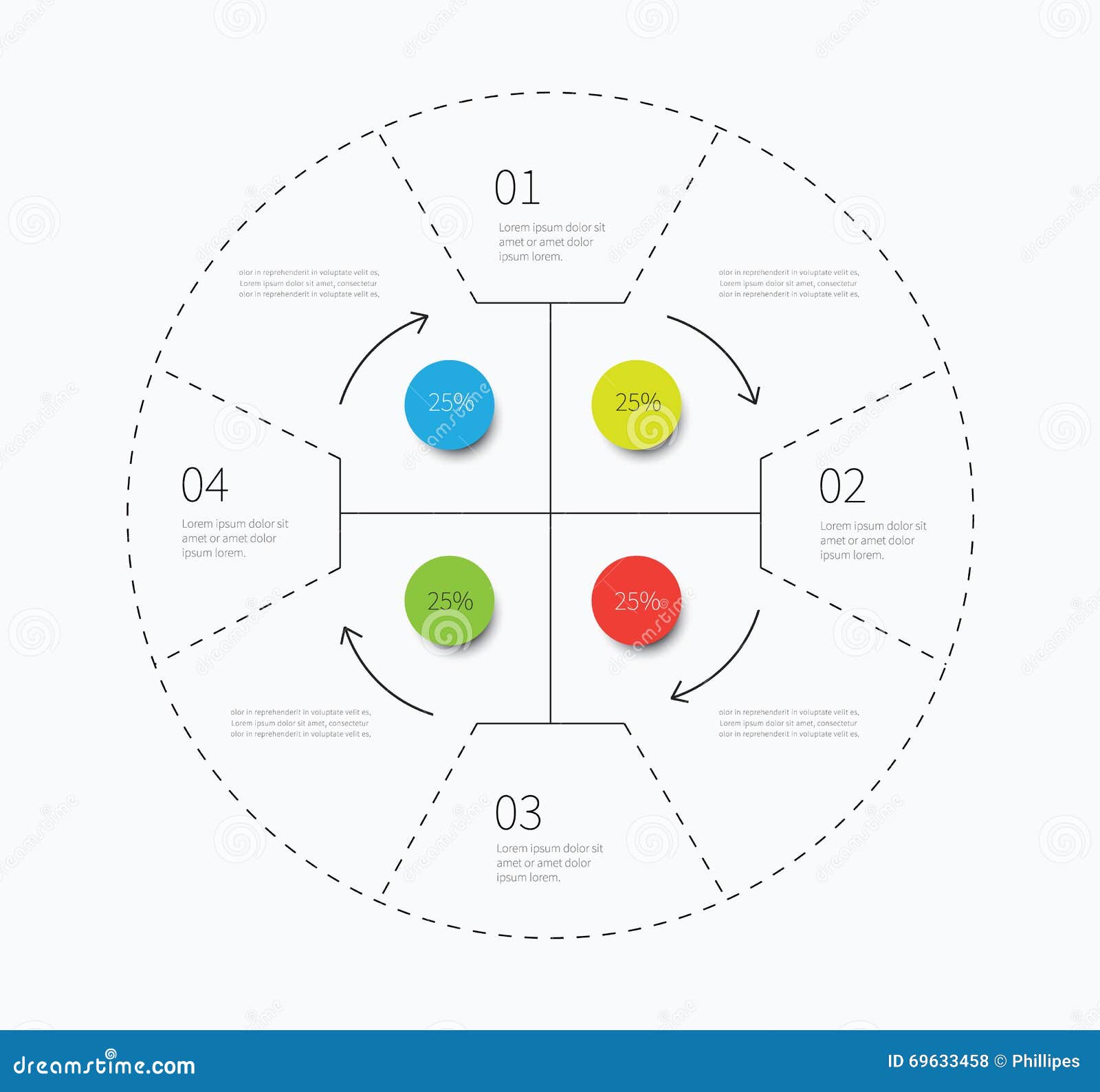 Big Infographic Circle Many Options Stock Illustrations – 2 Big ...