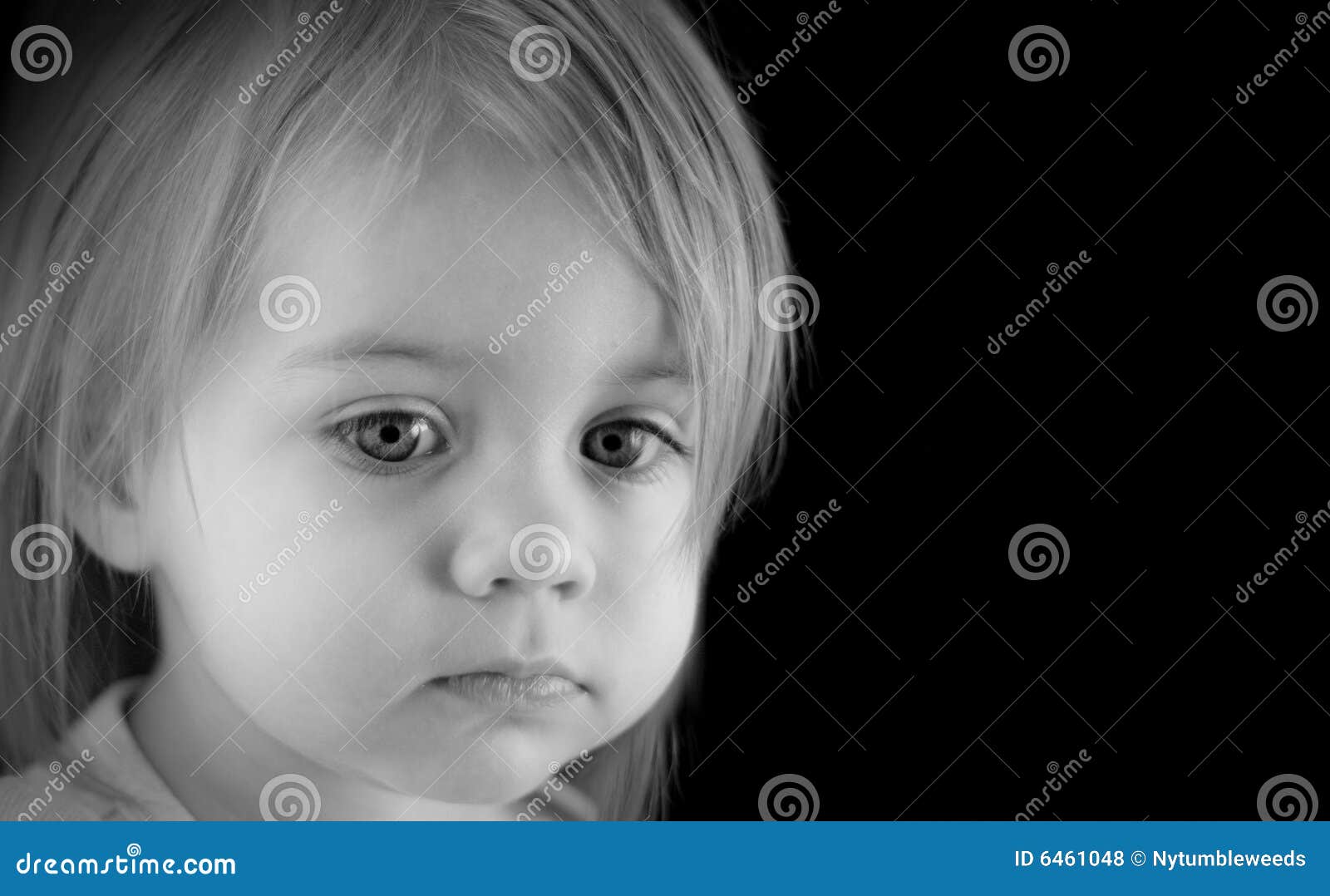 Big Innocent Eyes stock photo. Image of evoke, desaturated - 6461048