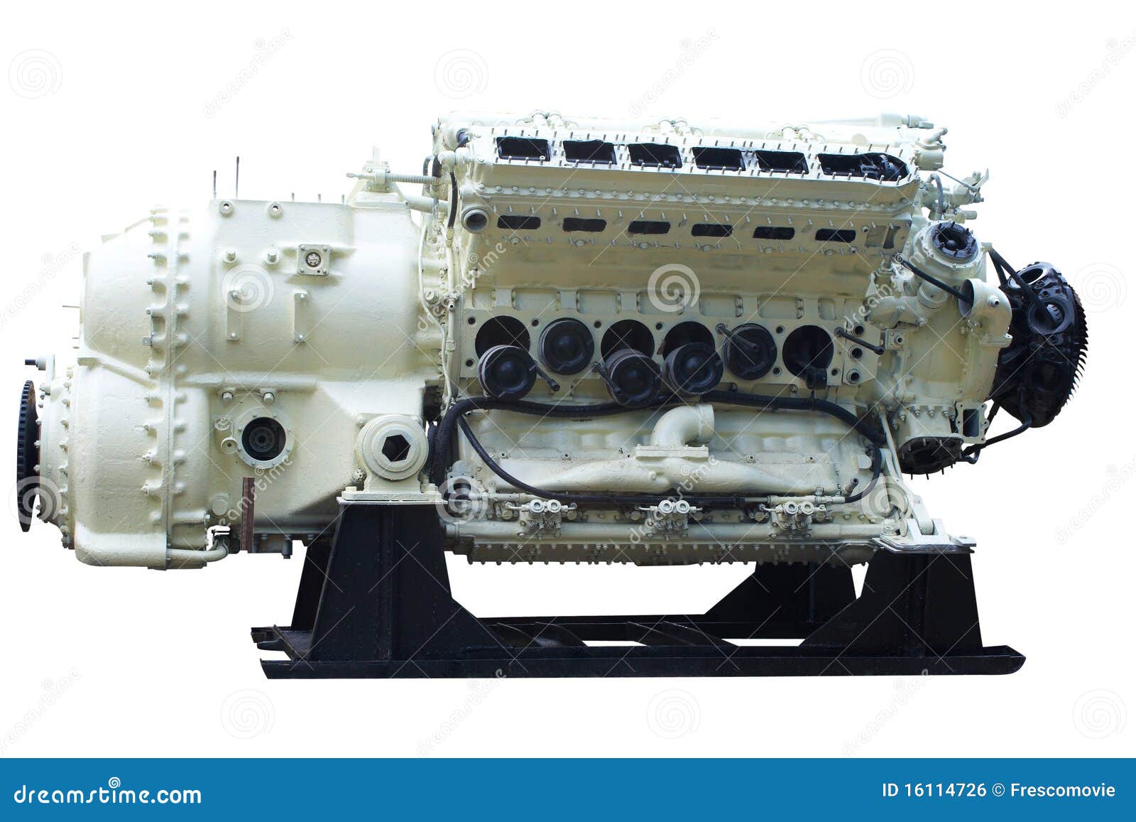 Big Internal Combustion Engine Stock Photo - Image of motorboat, boat ...
