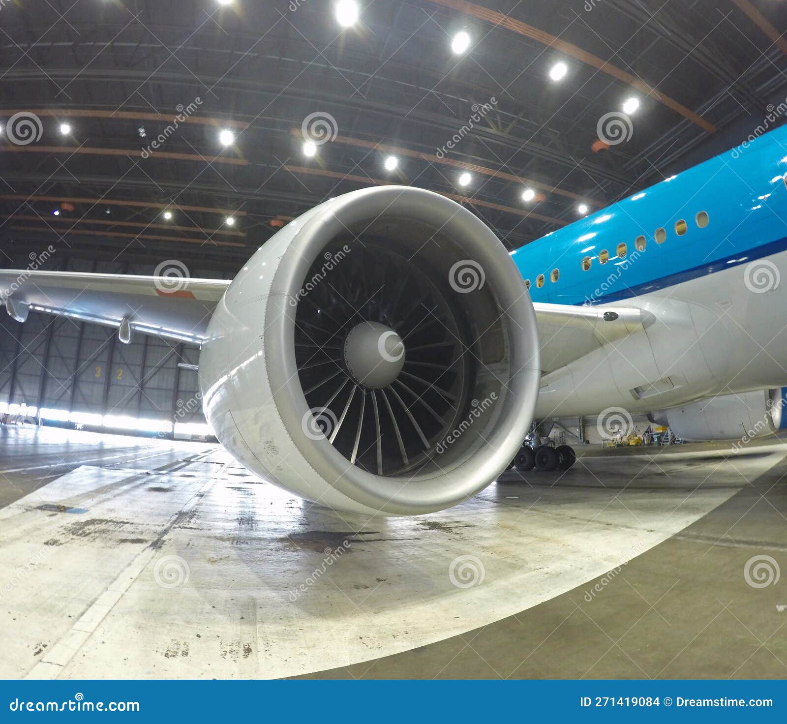 Big Jet Engine during Maintenance Stock Photo - Image of dreamliner ...