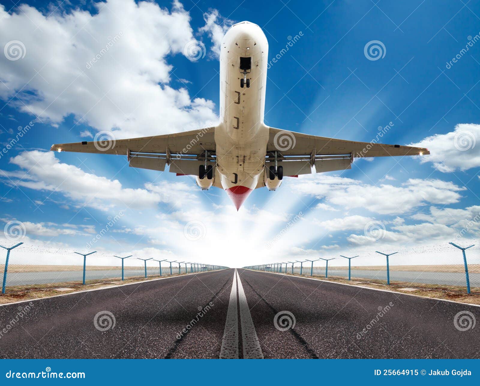 Big jet plane stock image. Image of airplane, engine - 25664915