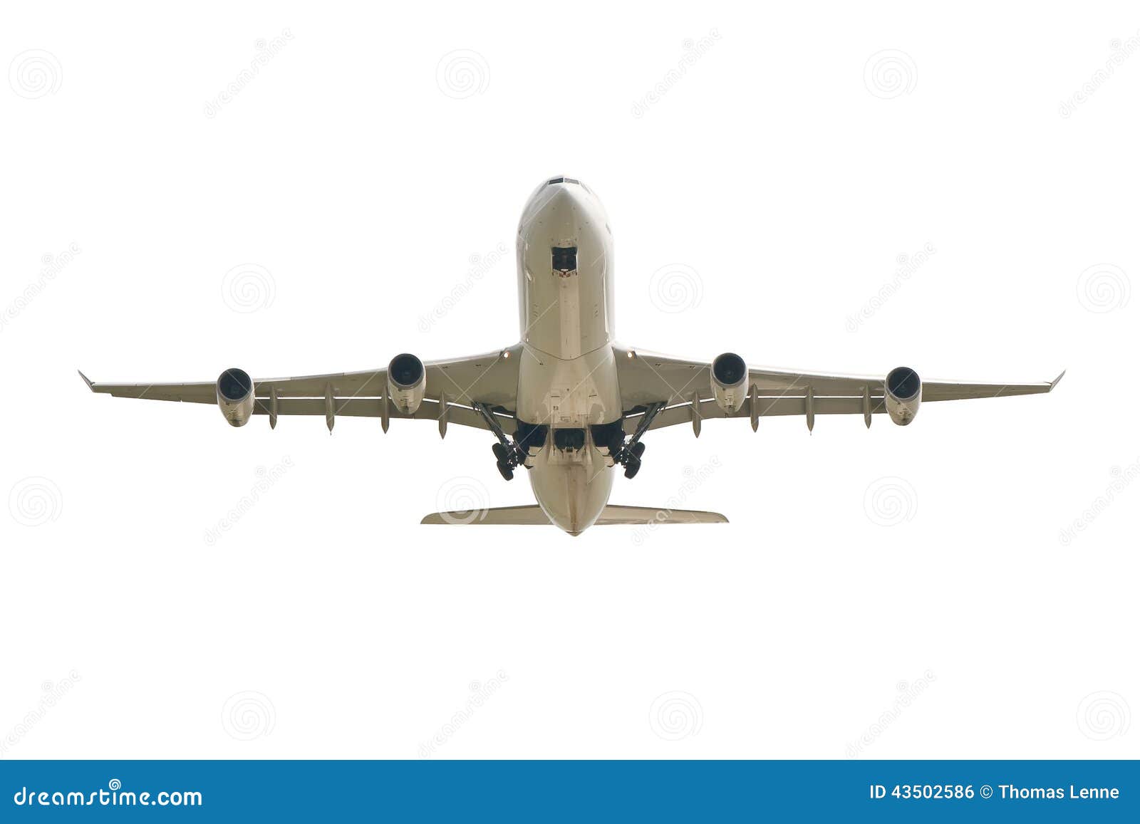 Big jet plane taking off stock photo. Image of blue, white - 43502586