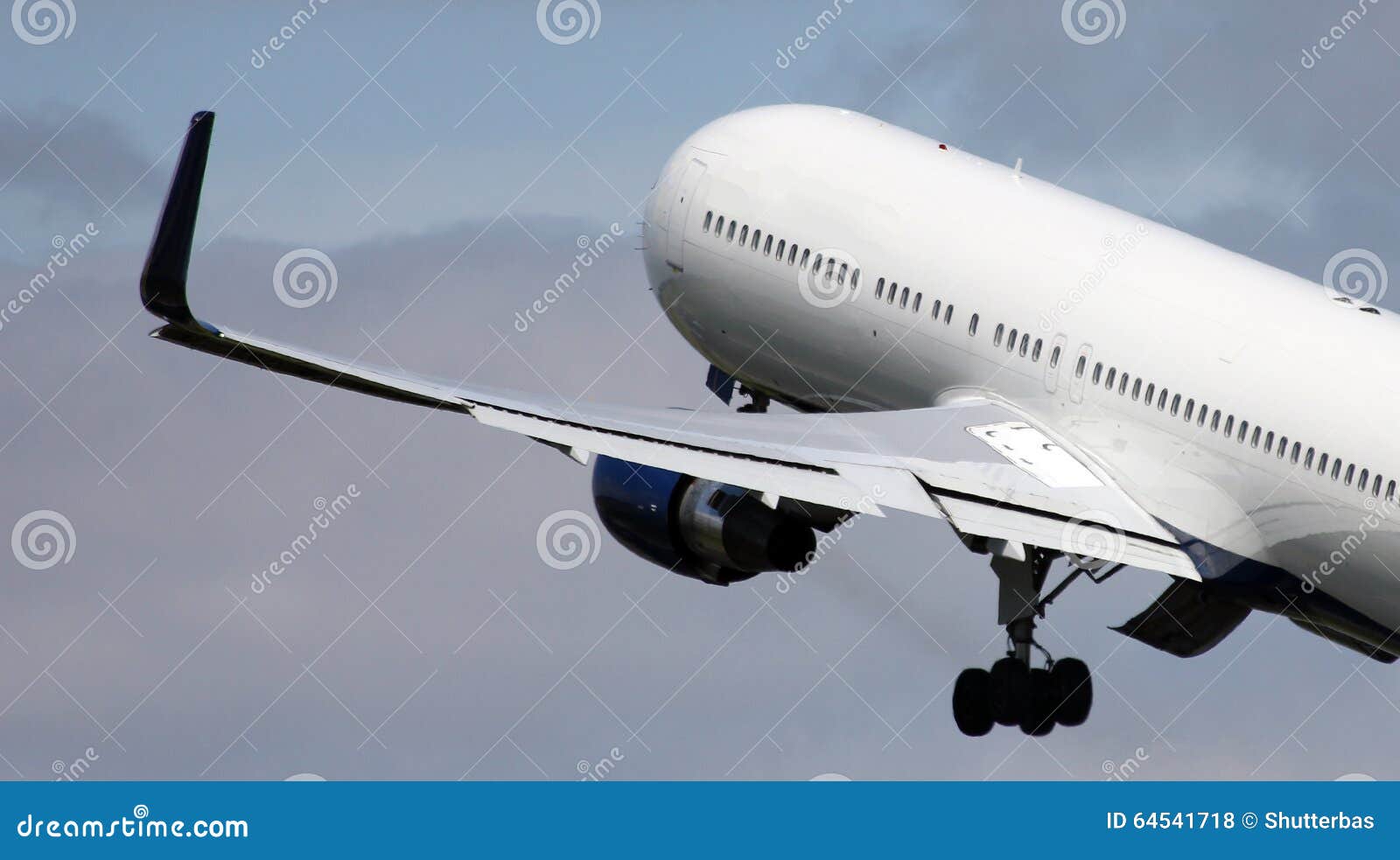 Big jet taking off stock photo. Image of aircraft, flexible - 64541718