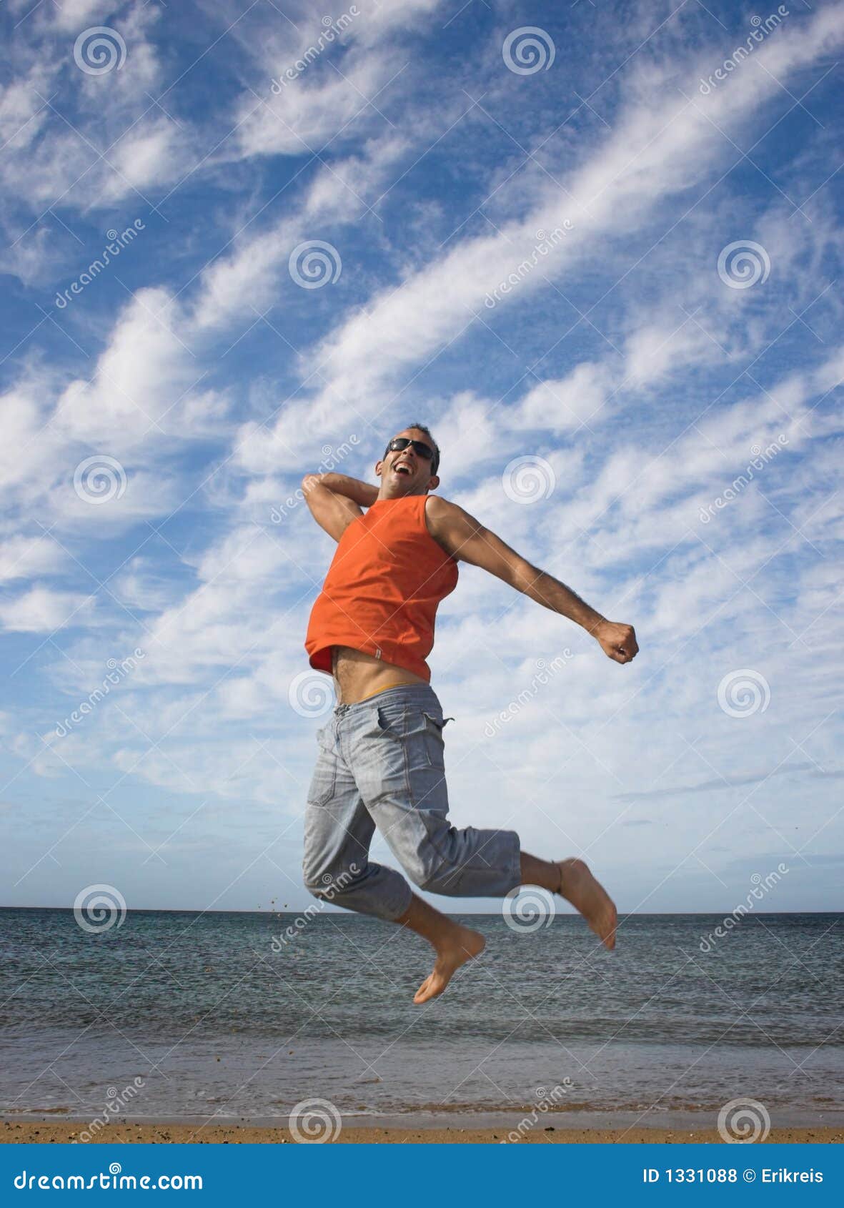 Big jump stock photo. Image of athletic, jump, crazy, health - 1331088