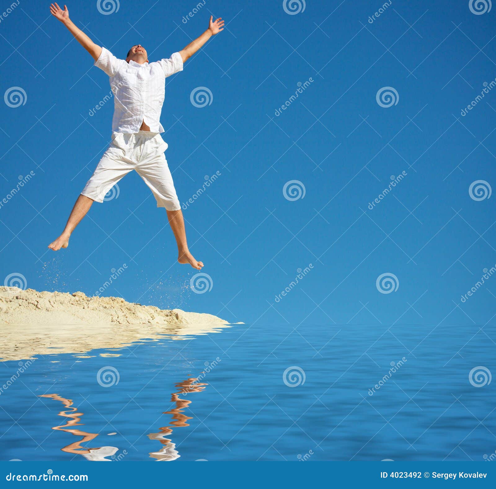 Big Jump stock photo. Image of excited, wave, caucasian - 4023492