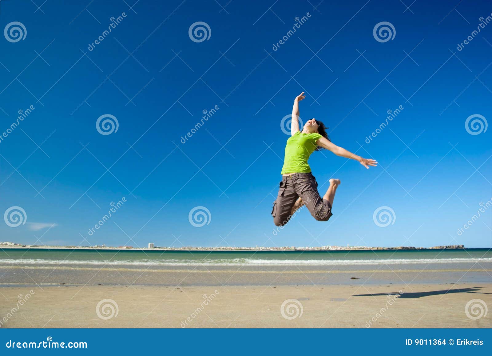 Big Jump stock photo. Image of relax, active, color, female - 9011364